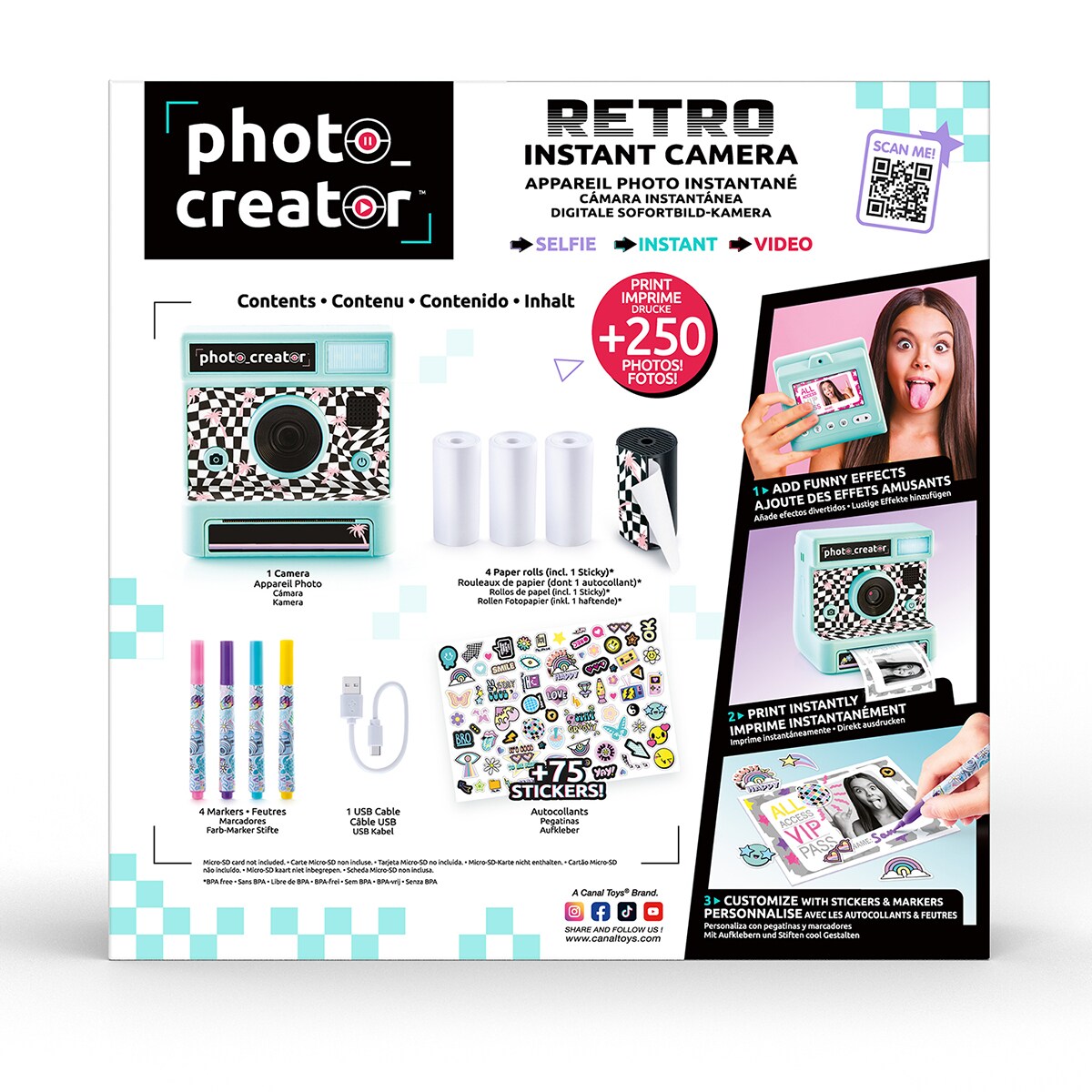 Cámara Retro Instantánea · Canal Toys · El Corte Inglés