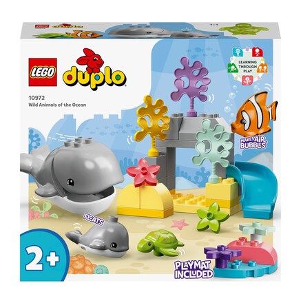 Juguete de Construcción Educativo Fauna Salvaje del Océano Tortuga, Pez ...