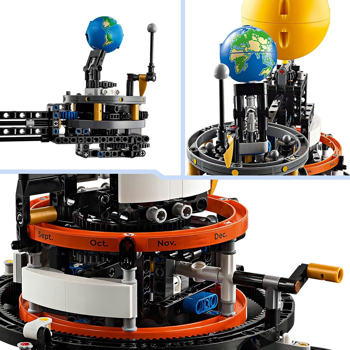 Juguete de construcción Planeta Tierra y Luna en Órbita LEGO Technic ...