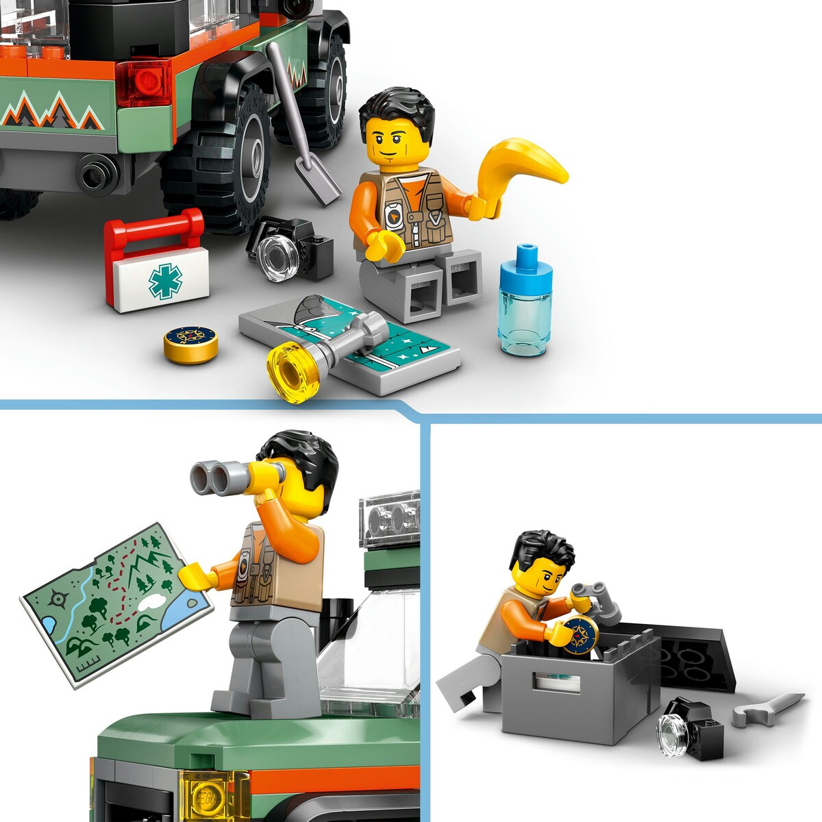 Juego de construcción Todoterreno 4x4 de Montaña LEGO City - 60447 ...