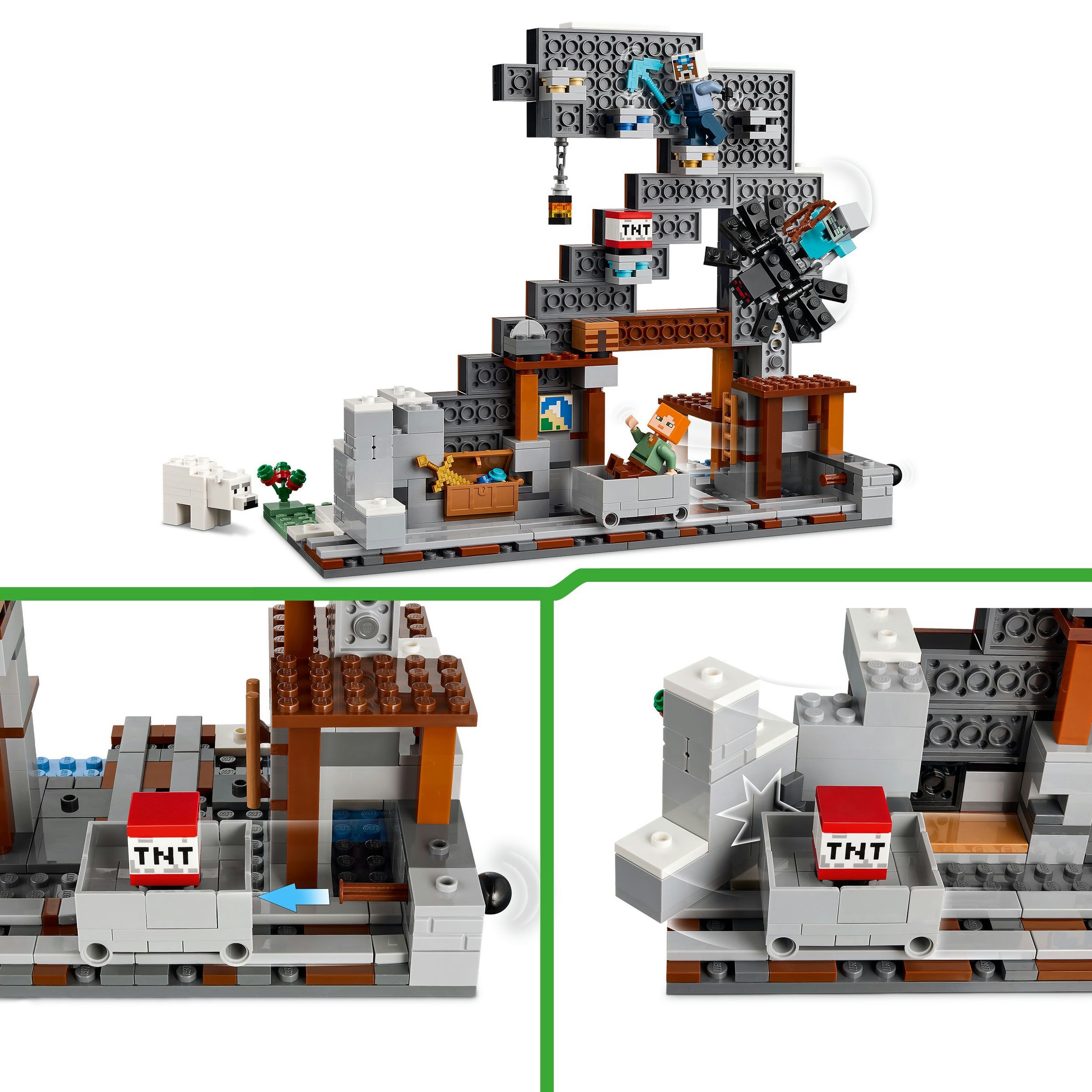 Juego de construcción La Mina del Pico LEGO Minecraft - 21277 · LEGO ...