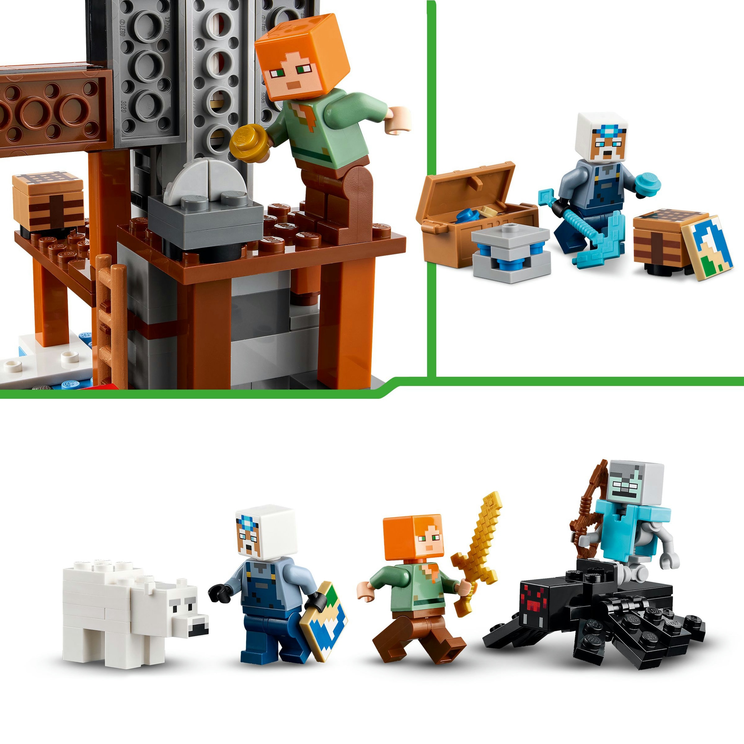 Juego de construcción La Mina del Pico LEGO Minecraft - 21277 · LEGO ...
