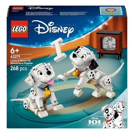 Juego de construcción Lucky y Penny: Cachorros de 101 Dálmatas LEGO ...