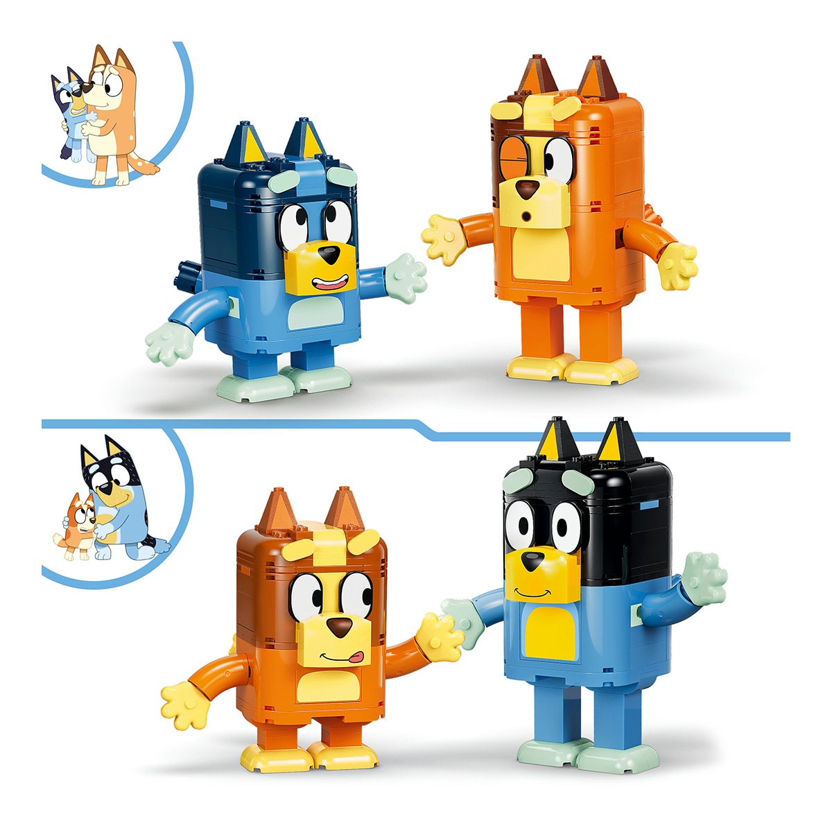 Juego de construcción Familia de Bluey para Construir LEGO Bluey ...