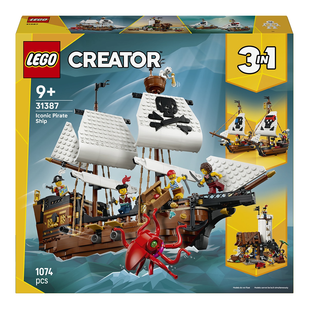 Juego de construcción Barco Pirata Clásico LEGO Creator - 31387 · LEGO ...