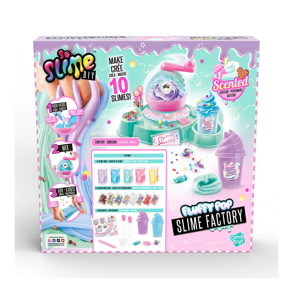 Juego de manualidades Fabrica De Slime Fluffy So Slime · So Slime · El ...