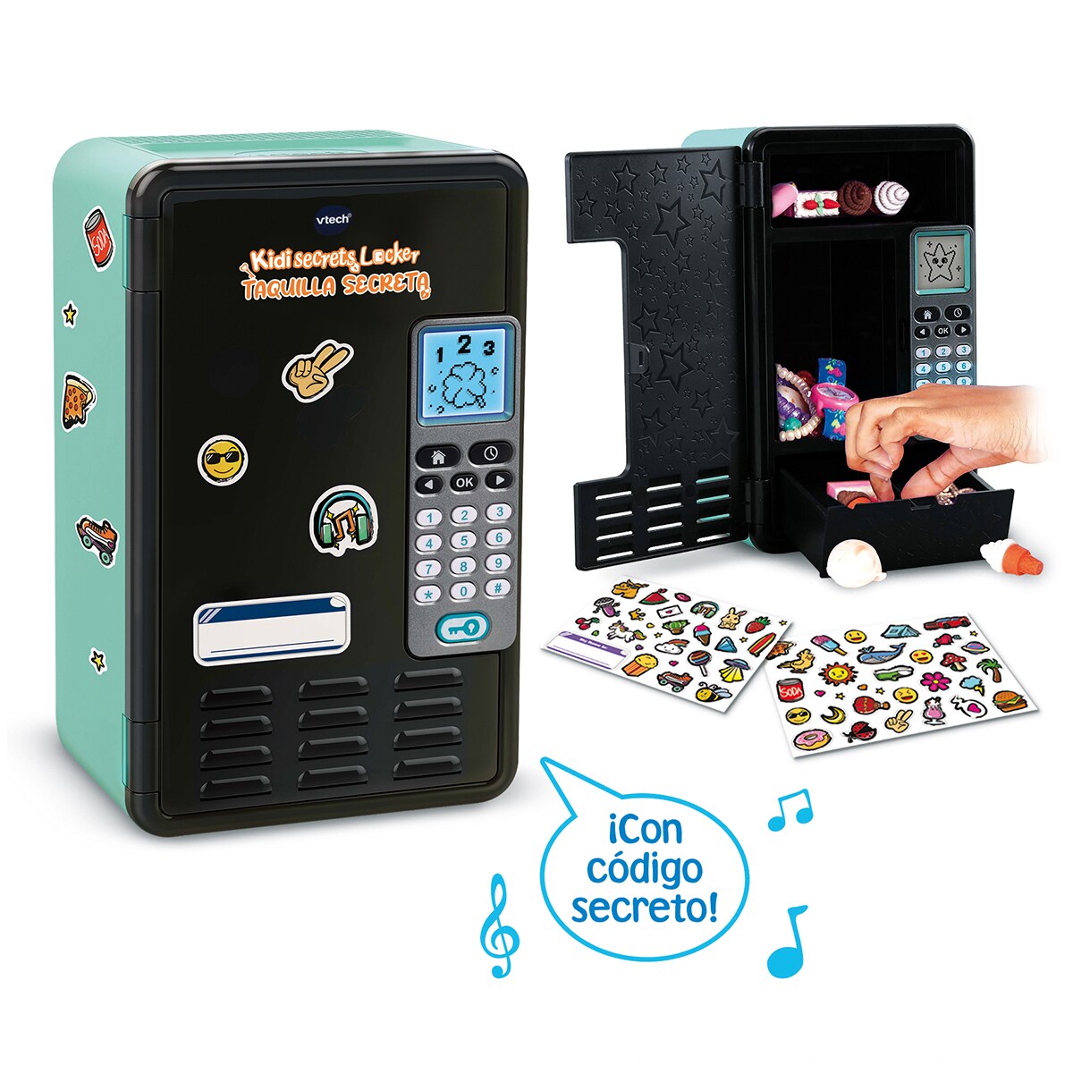Taquilla secreta negra KidiSecrets Locker · VTech · El Corte Inglés