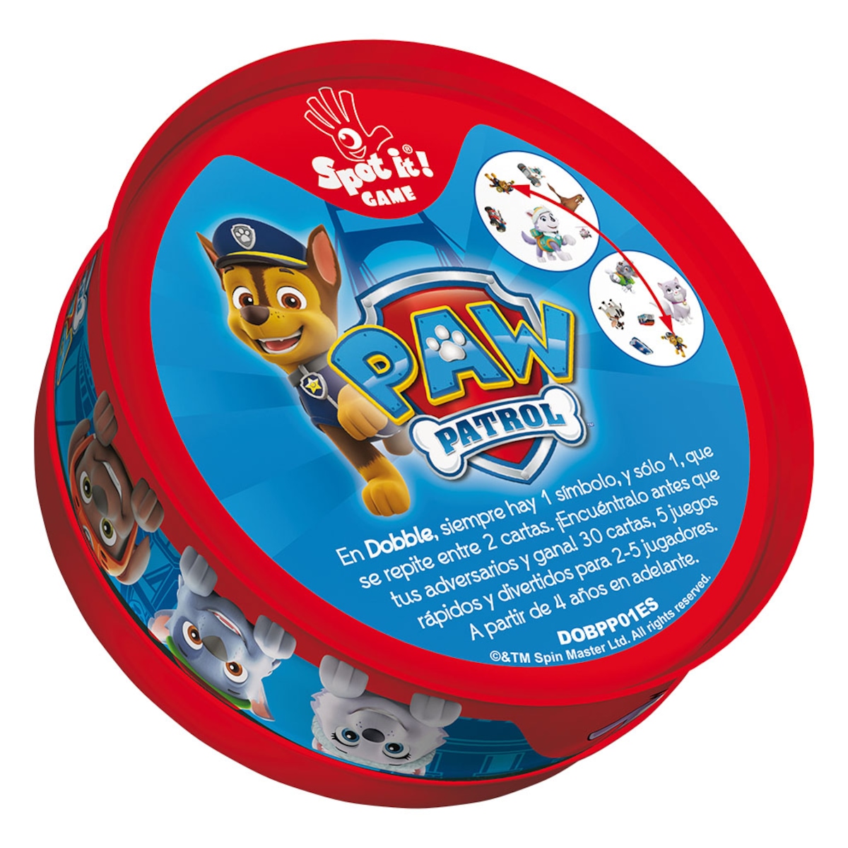 Juego de cartas Dobble Patrulla Canina · Zygomatic · El Corte Inglés