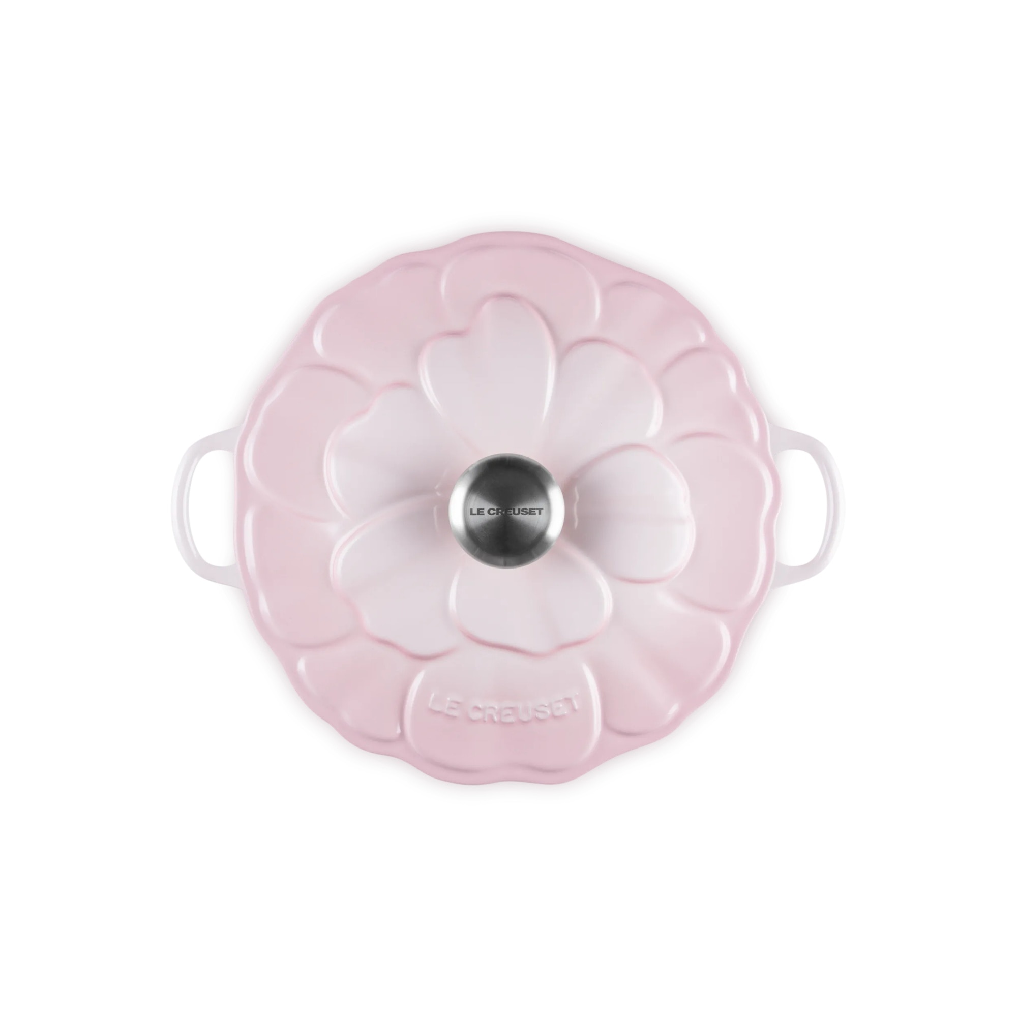 Cacerola baja hierro fundido Pétalo Le Creuset Rosa palo Cacerola de 26 ...
