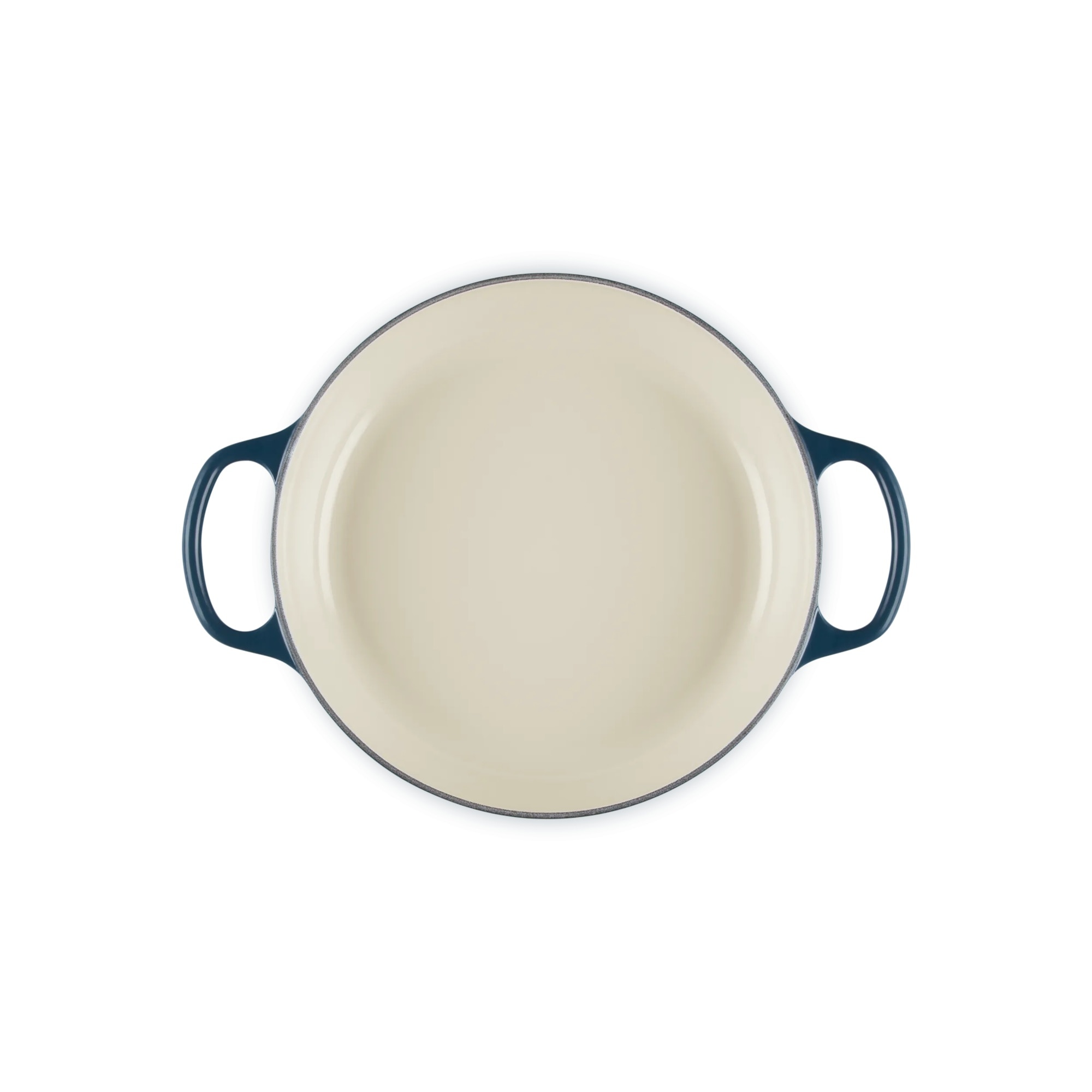 Cacerola baja de hierro fundido Le Creuset Azul oscuro Cacerola de 26 ...