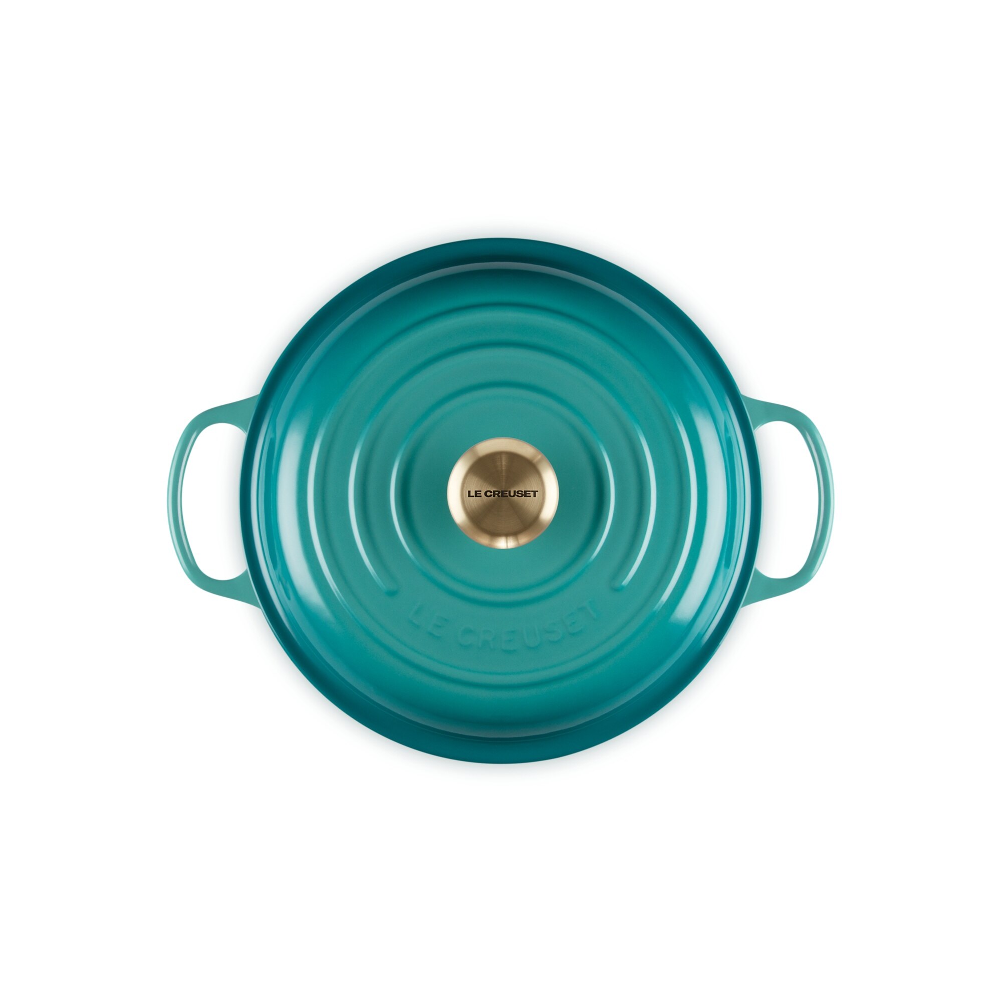 Cacerola baja de hierro fundido Le Creuset Azul Pacífico Cacerola de 26 ...