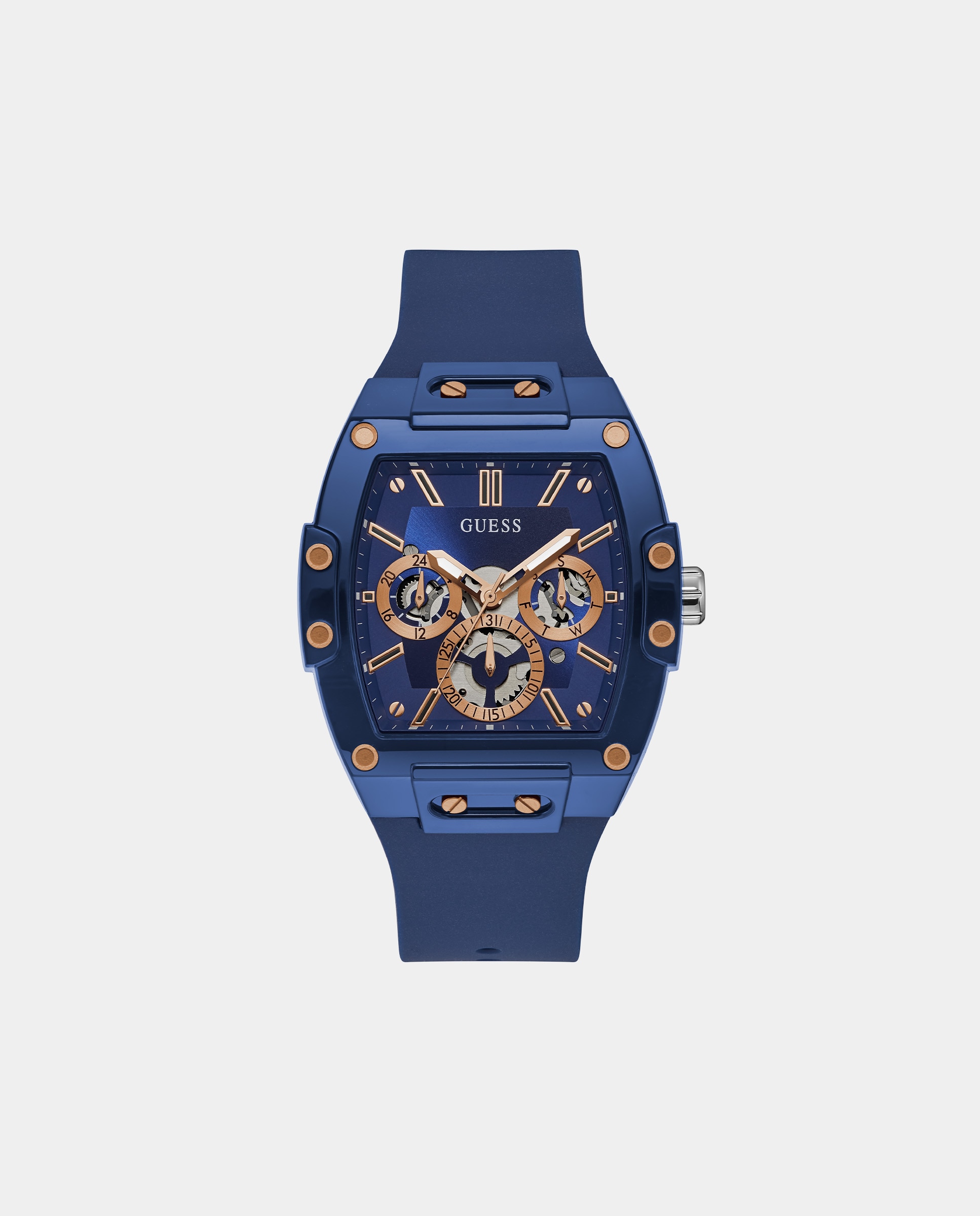 Reloj de hombre phoenix gw0203g7 de silicona y correa azul Azul · El ...