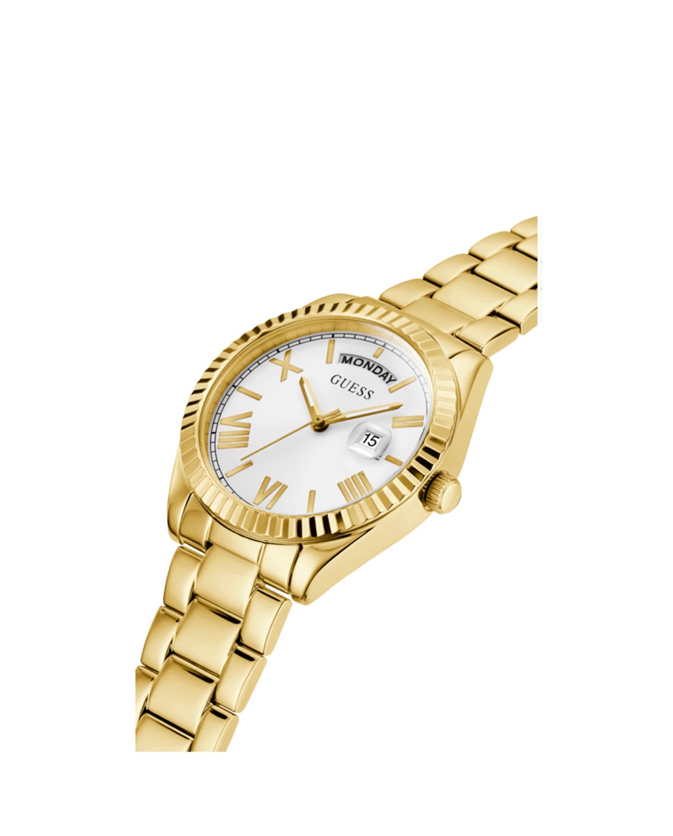 Reloj de mujer Luna GW0308L2 de acero y correa dorada Oro Guess · El ...
