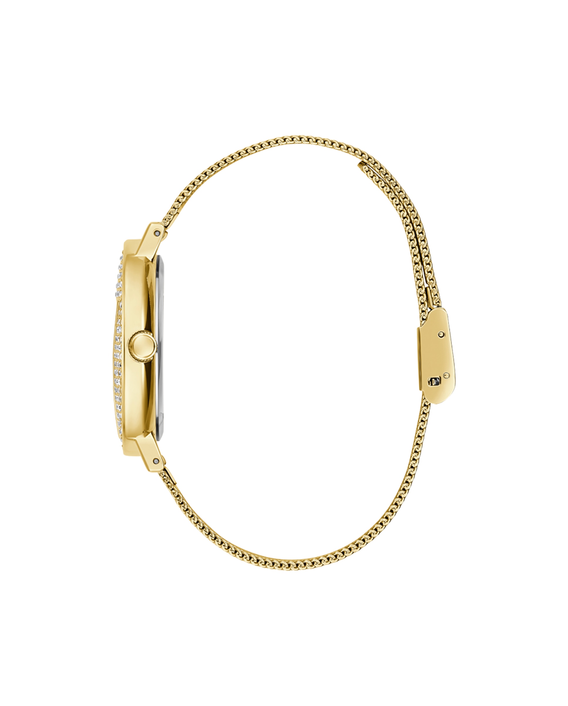 Reloj de mujer iconic gw0477l2 de acero y correa dorada Oro Guess · El ...