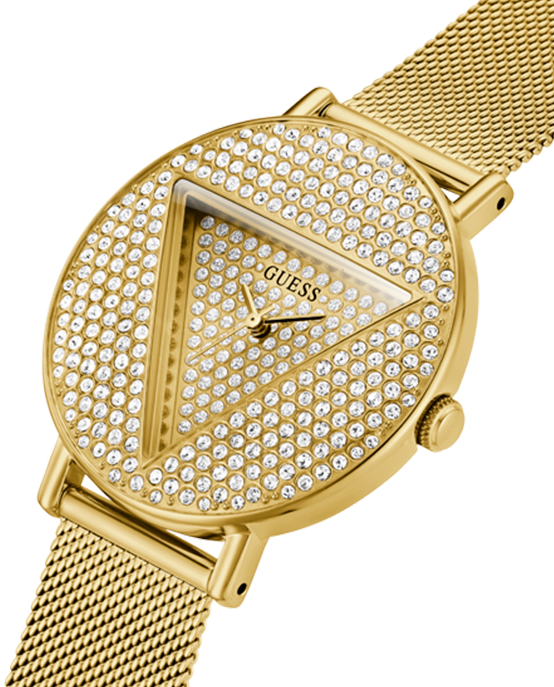 Reloj de mujer iconic gw0477l2 de acero y correa dorada Oro Guess · El ...