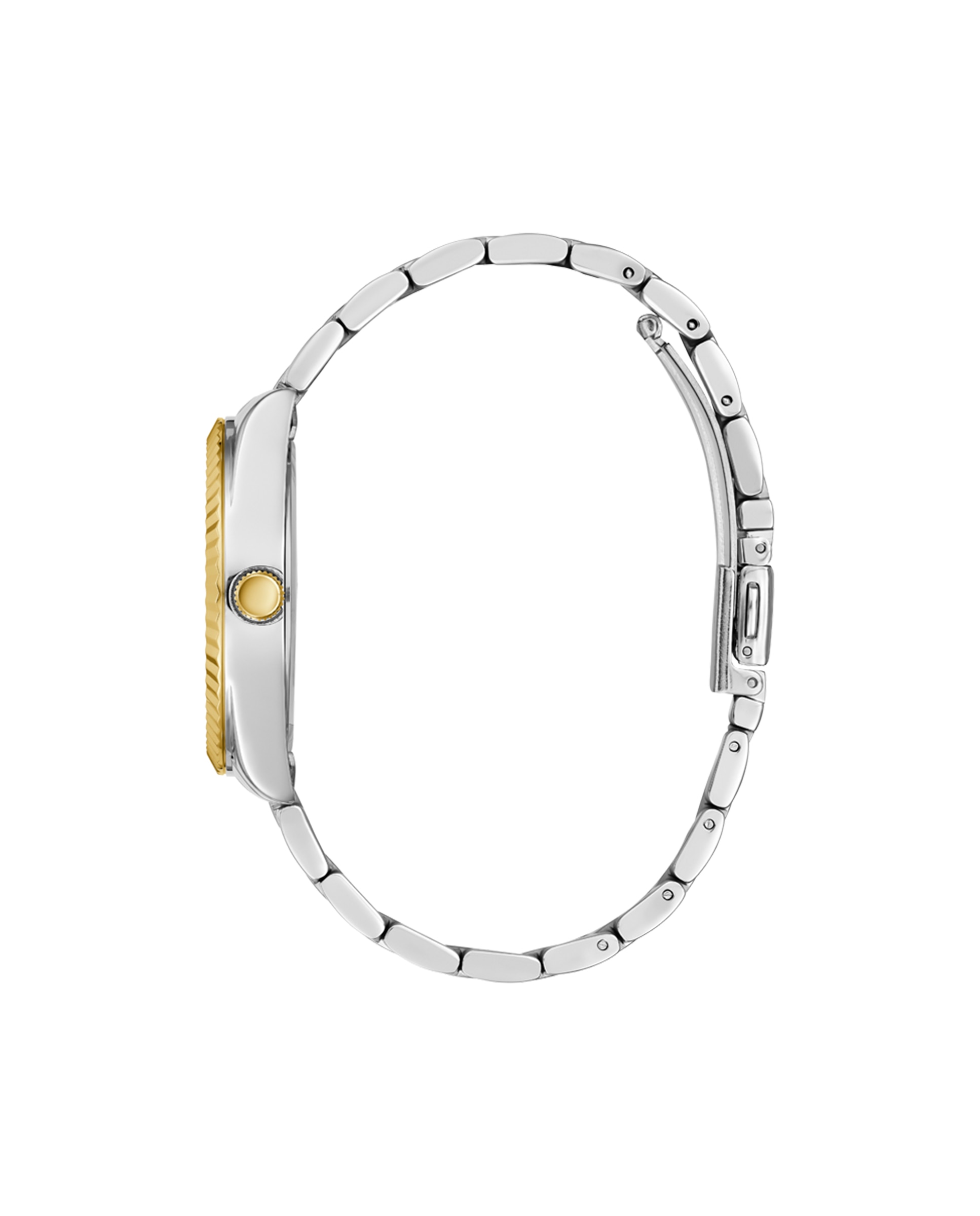 Reloj de mujer luna gw0308l5 de acero y correa plateada Plata Guess ...