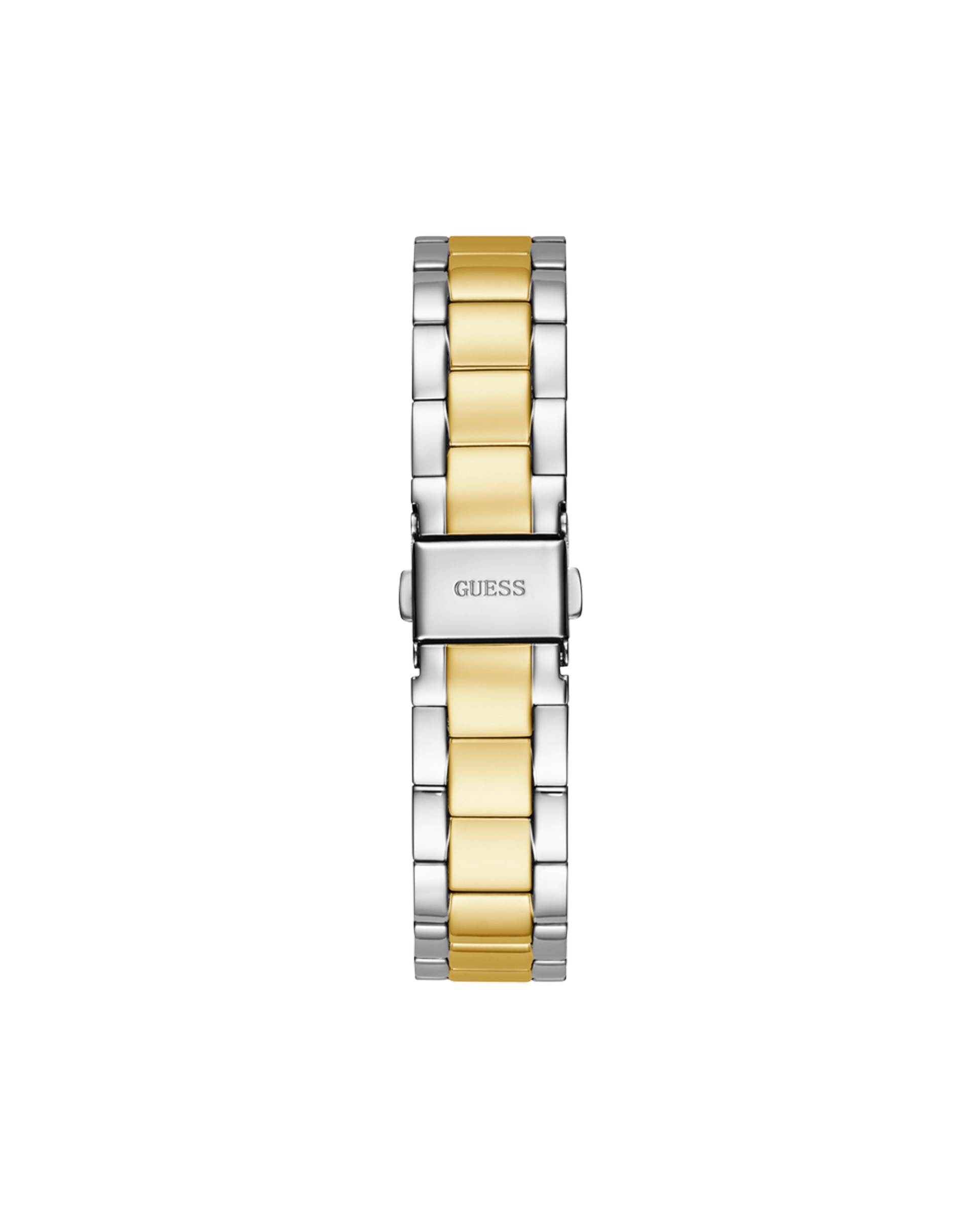 Reloj de mujer luna gw0308l5 de acero y correa plateada Plata Guess ...