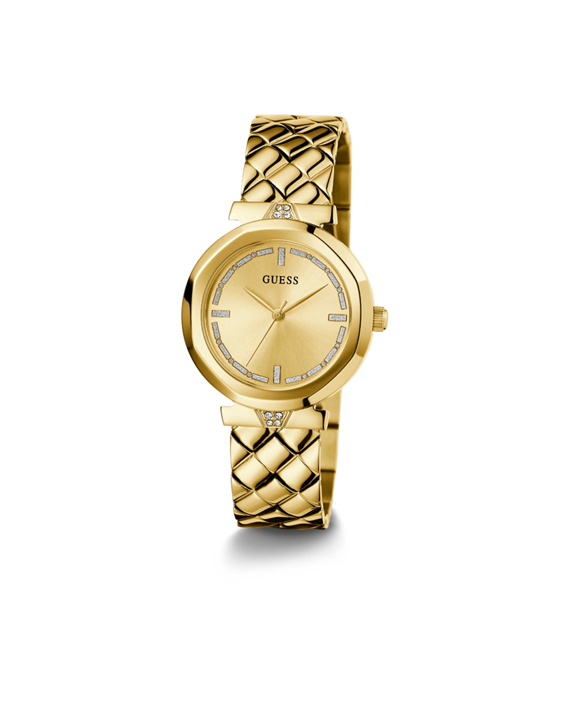Reloj de mujer rumour gw0613l2 de acero y correa dorada · Guess · El ...