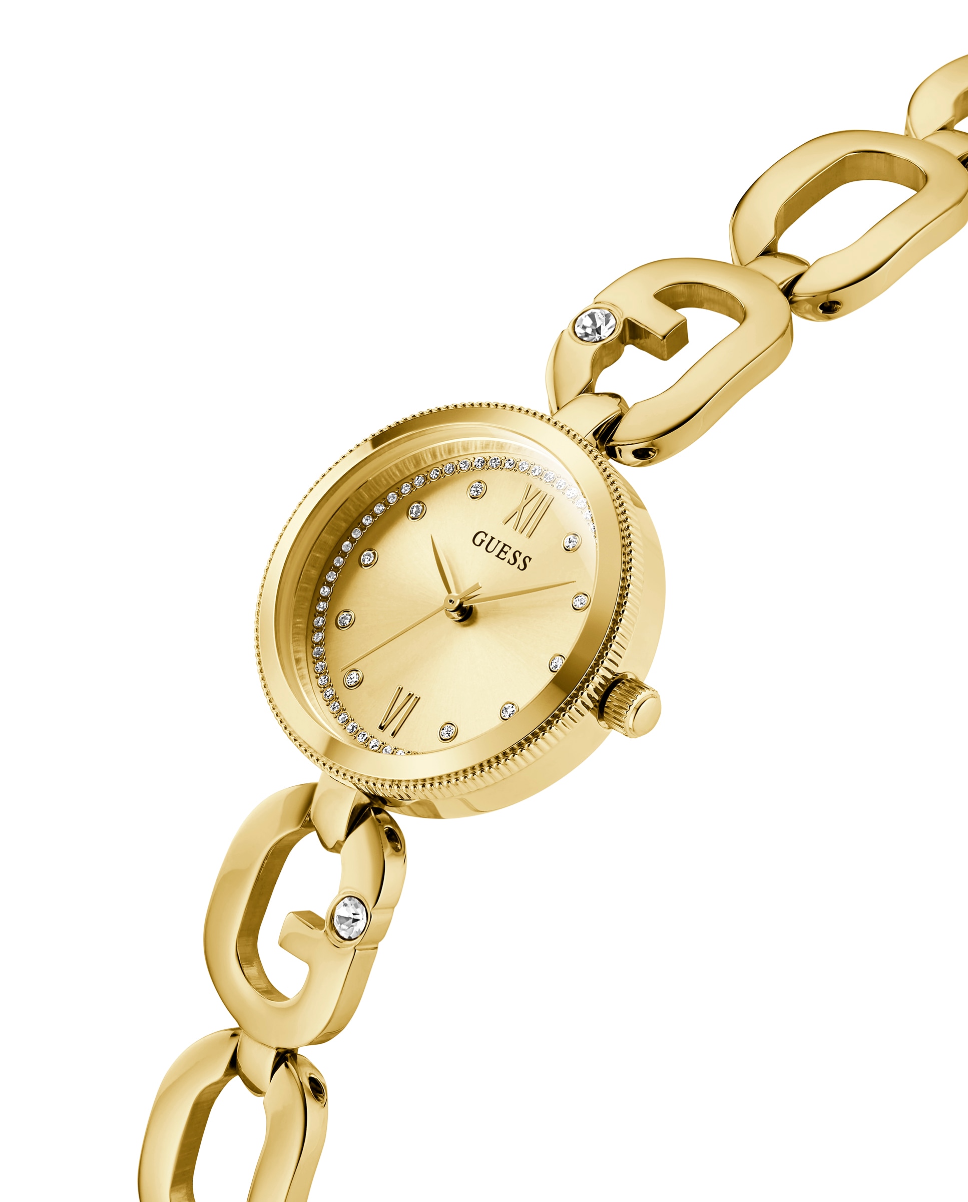 Reloj de mujer empower gw0759l2 de acero y correa dorada Oro Guess · El ...
