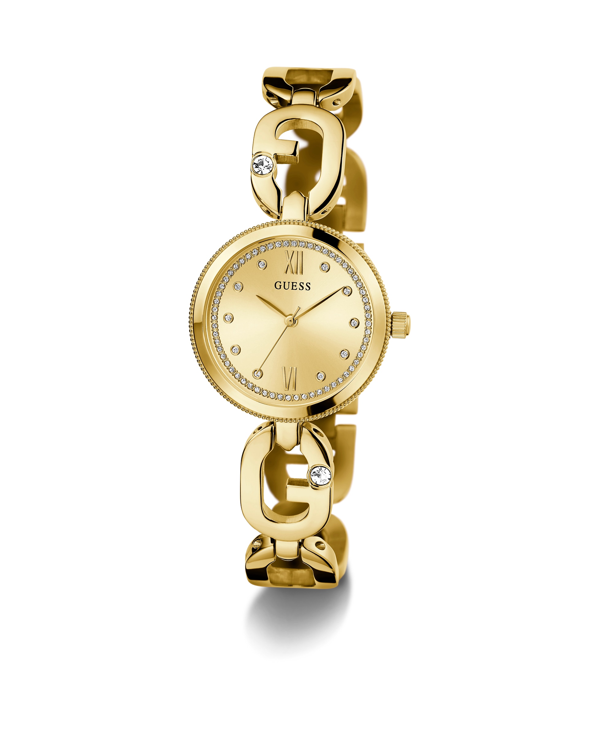 Reloj de mujer empower gw0759l2 de acero y correa dorada Oro Guess · El ...