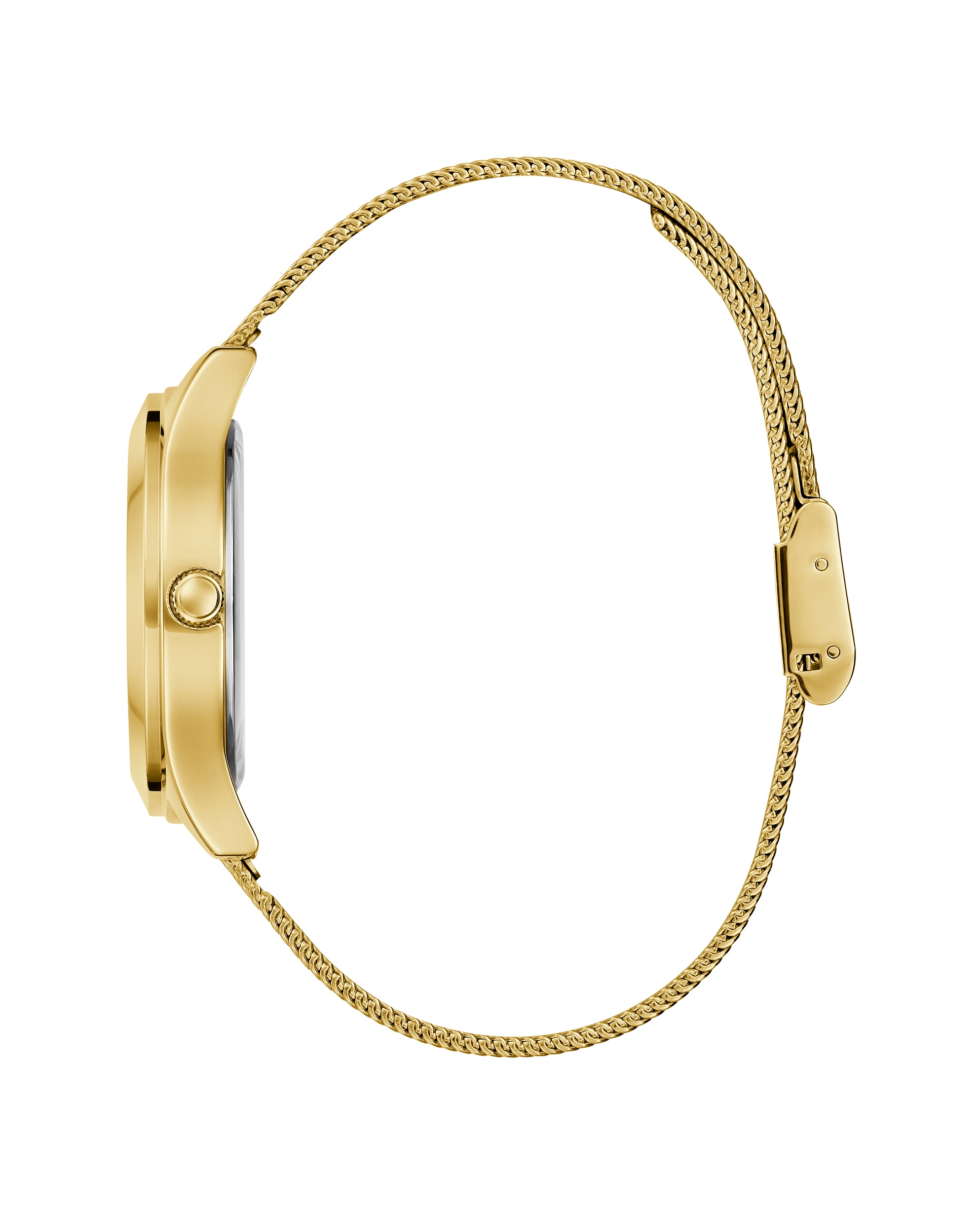 Reloj de mujer glitz plaque gw0835l2 de acero y correa dorada Oro Guess ...