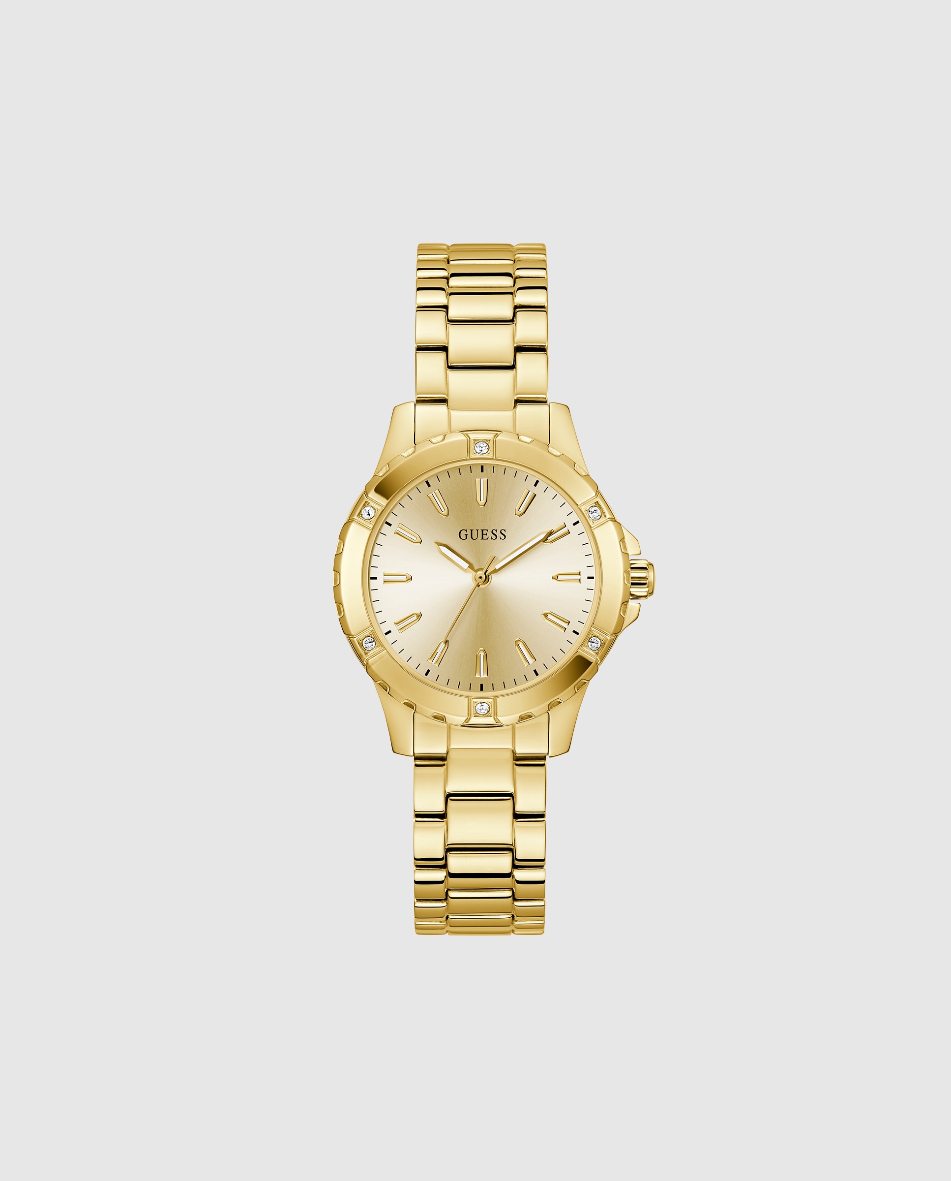Reloj de mujer mist gw0948l2 de acero y correa dorada Oro Guess · El ...