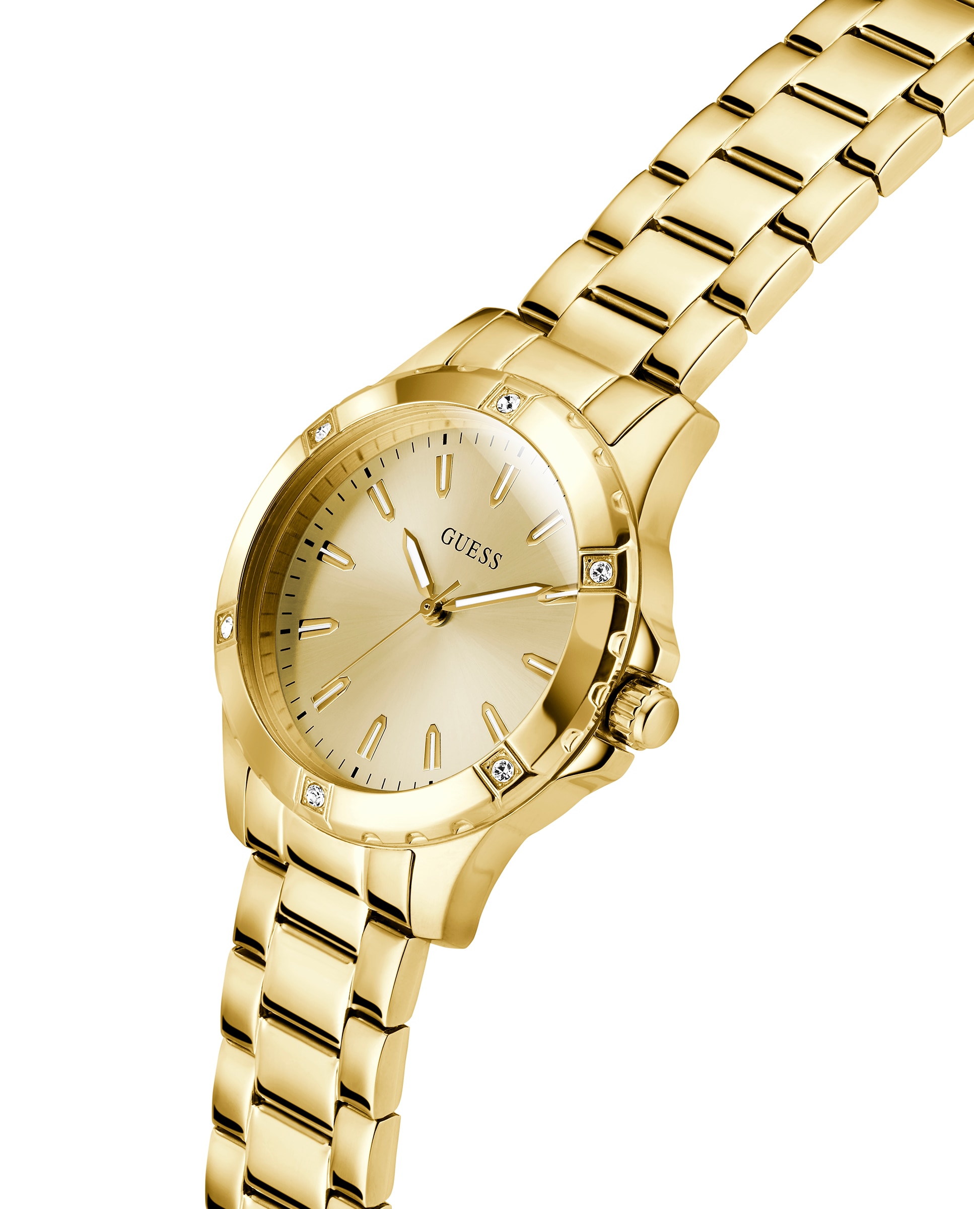 Reloj de mujer mist gw0948l2 de acero y correa dorada Oro Guess · El ...