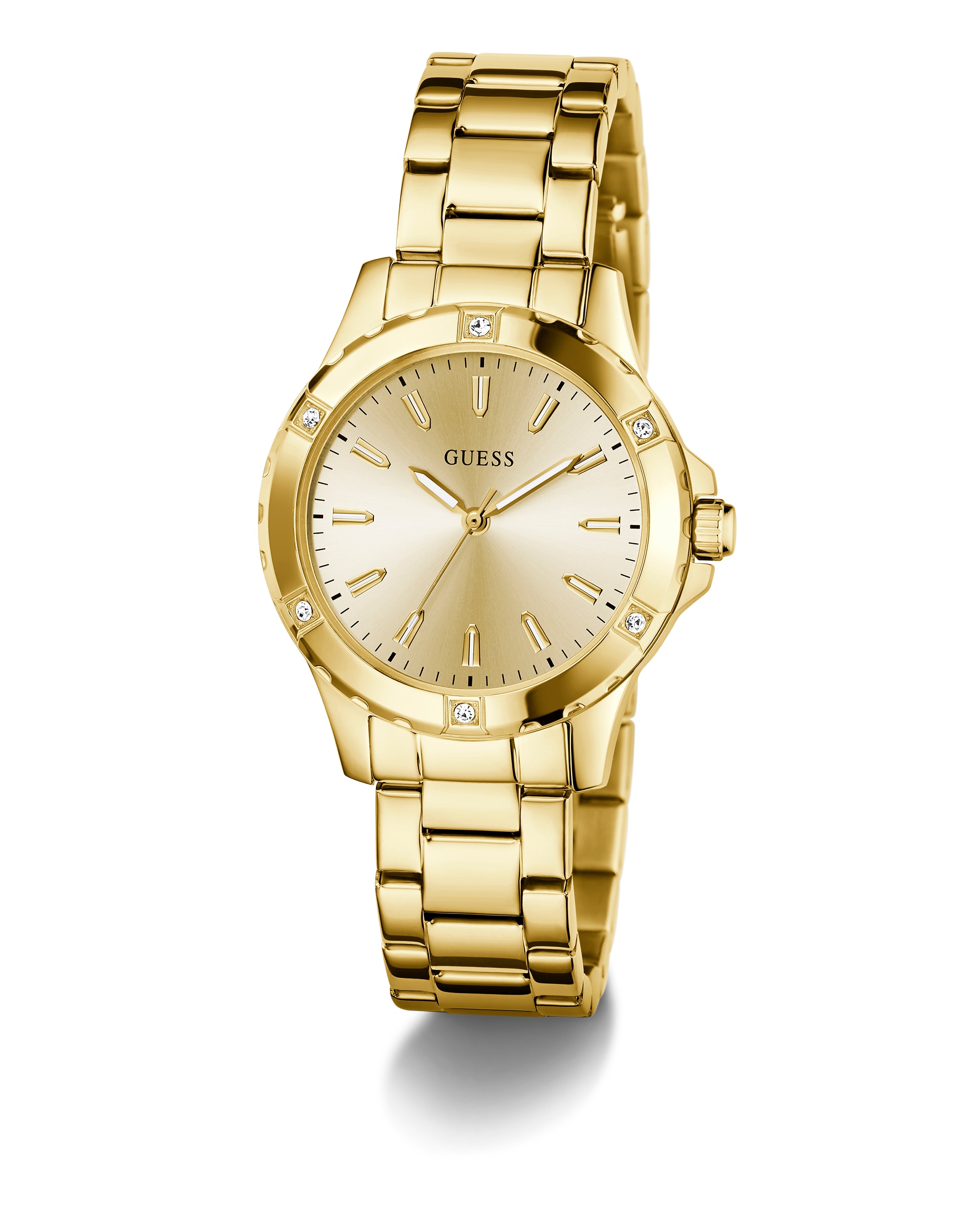 Reloj de mujer mist gw0948l2 de acero y correa dorada Oro Guess · El ...