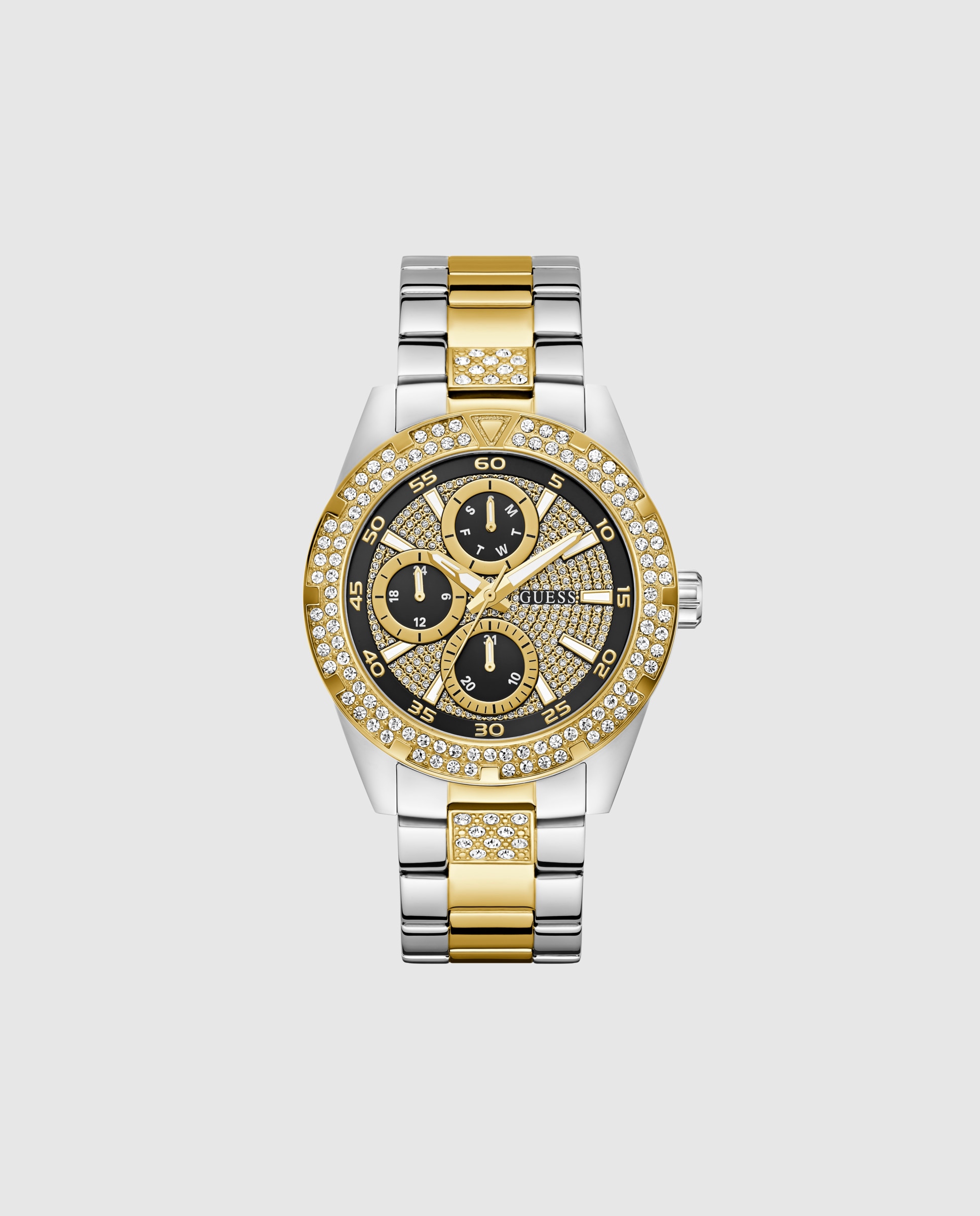 Reloj de hombre orion gw1067g3 de acero y correa bicolor oro Plata ...