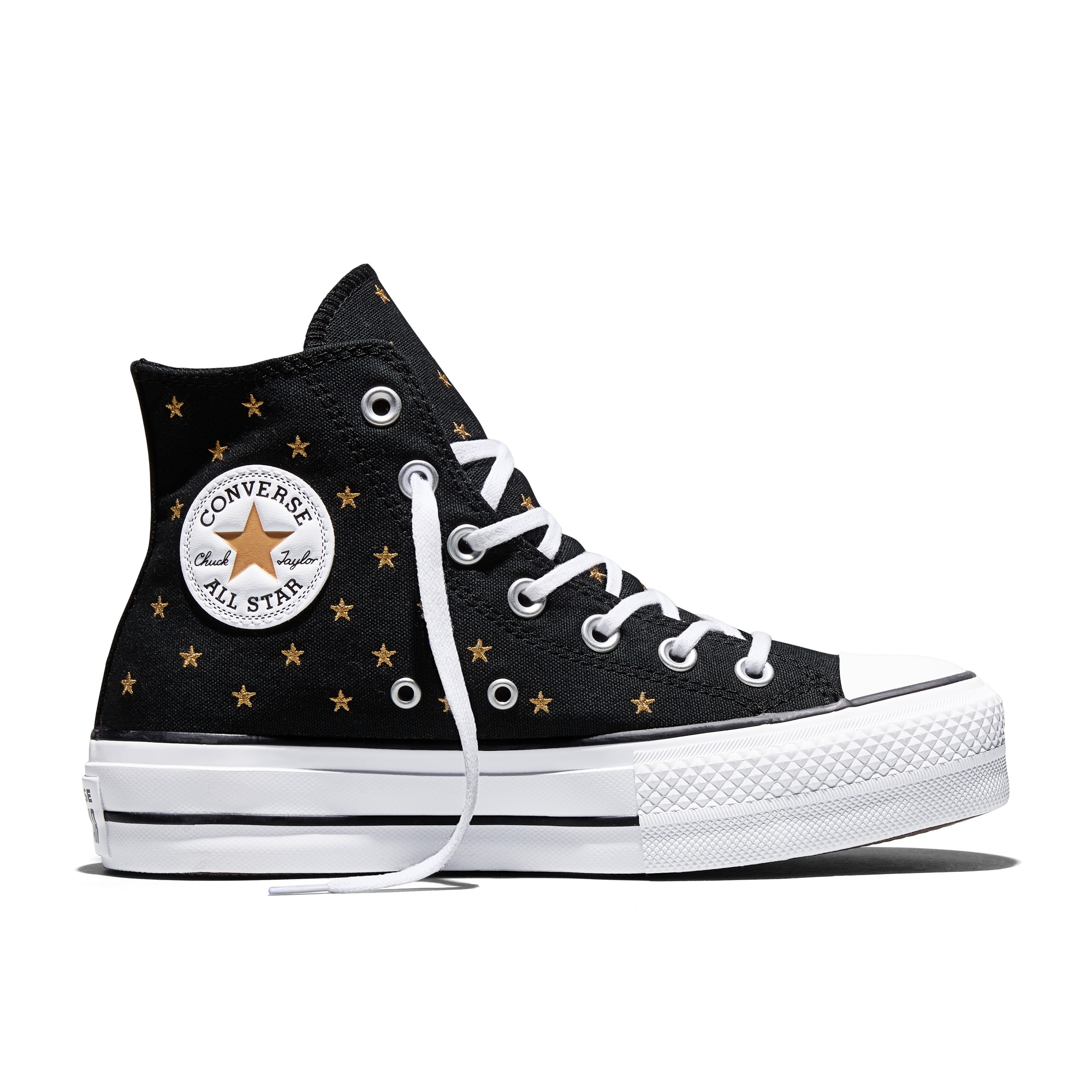 Zapatillas casual de mujer Chuck Taylor All Star Lift Embroidered Stars ...