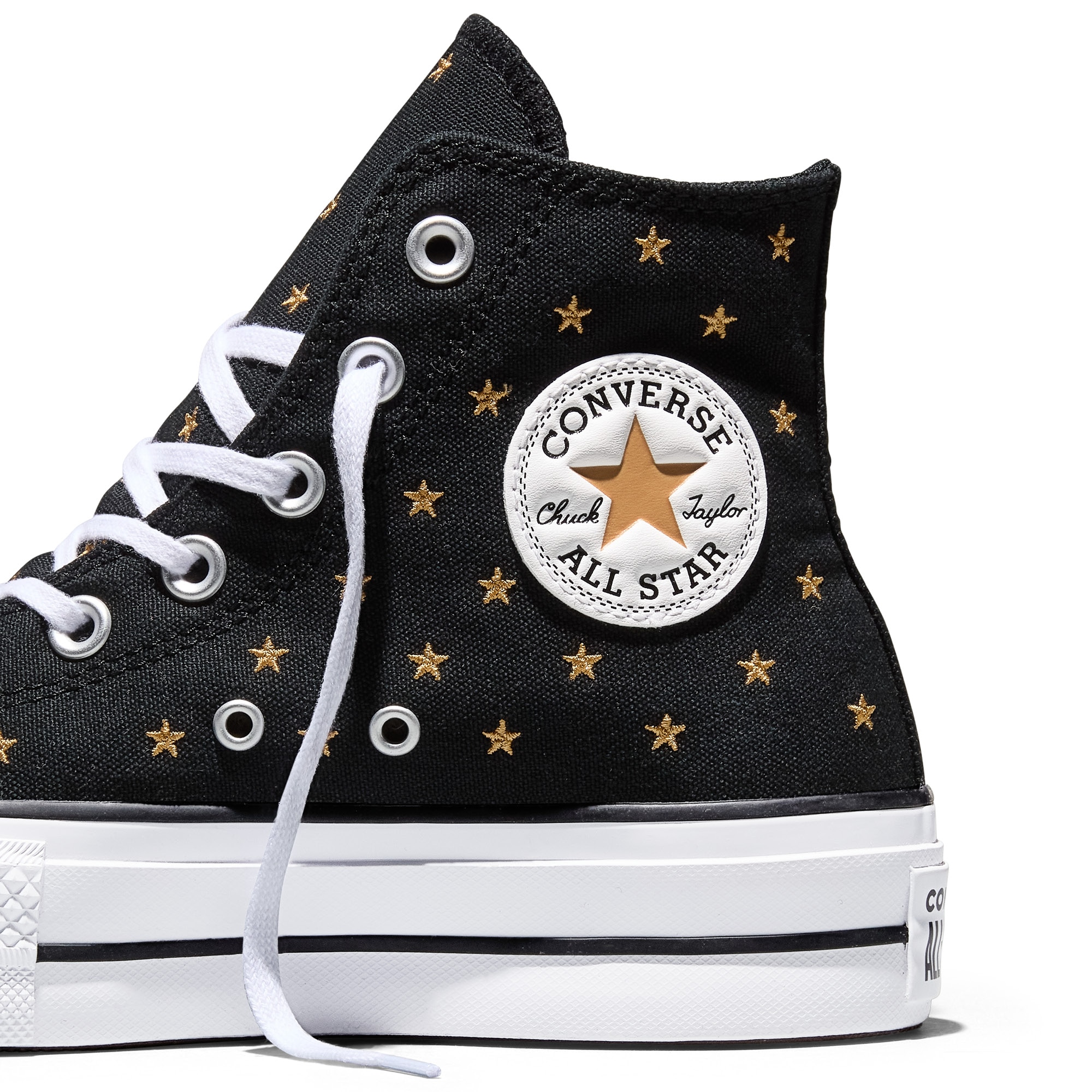 Zapatillas casual de mujer Chuck Taylor All Star Lift Embroidered Stars ...