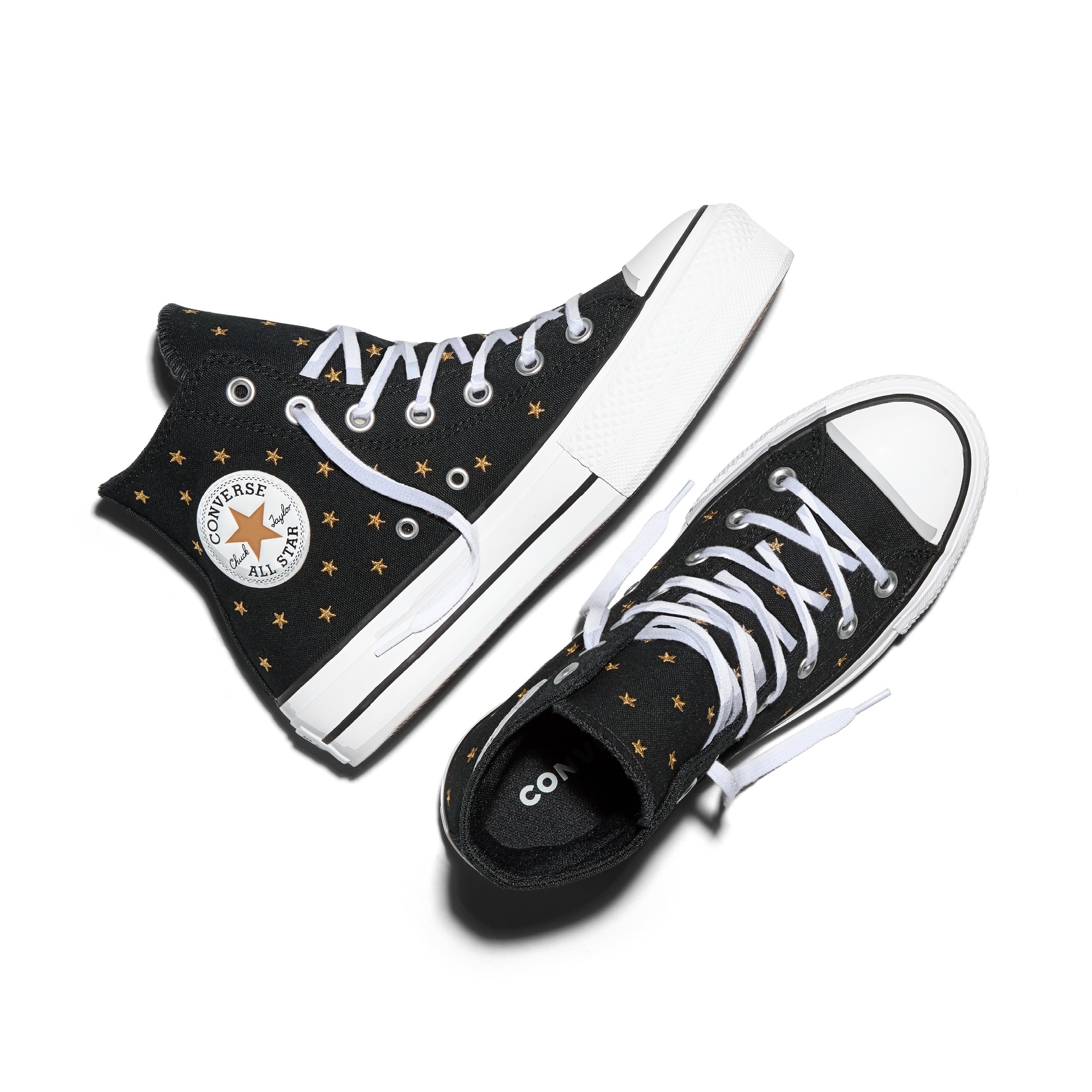 Zapatillas casual de mujer Chuck Taylor All Star Lift Embroidered Stars ...
