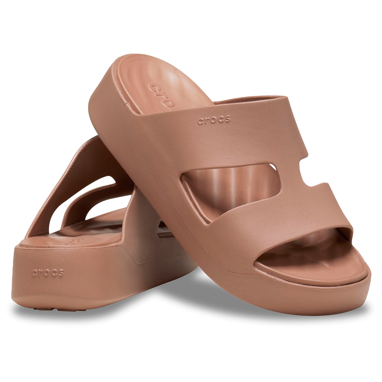 Sandalias de mujer Getaway Platform H-Strap W Crocs Marrón · El Corte ...