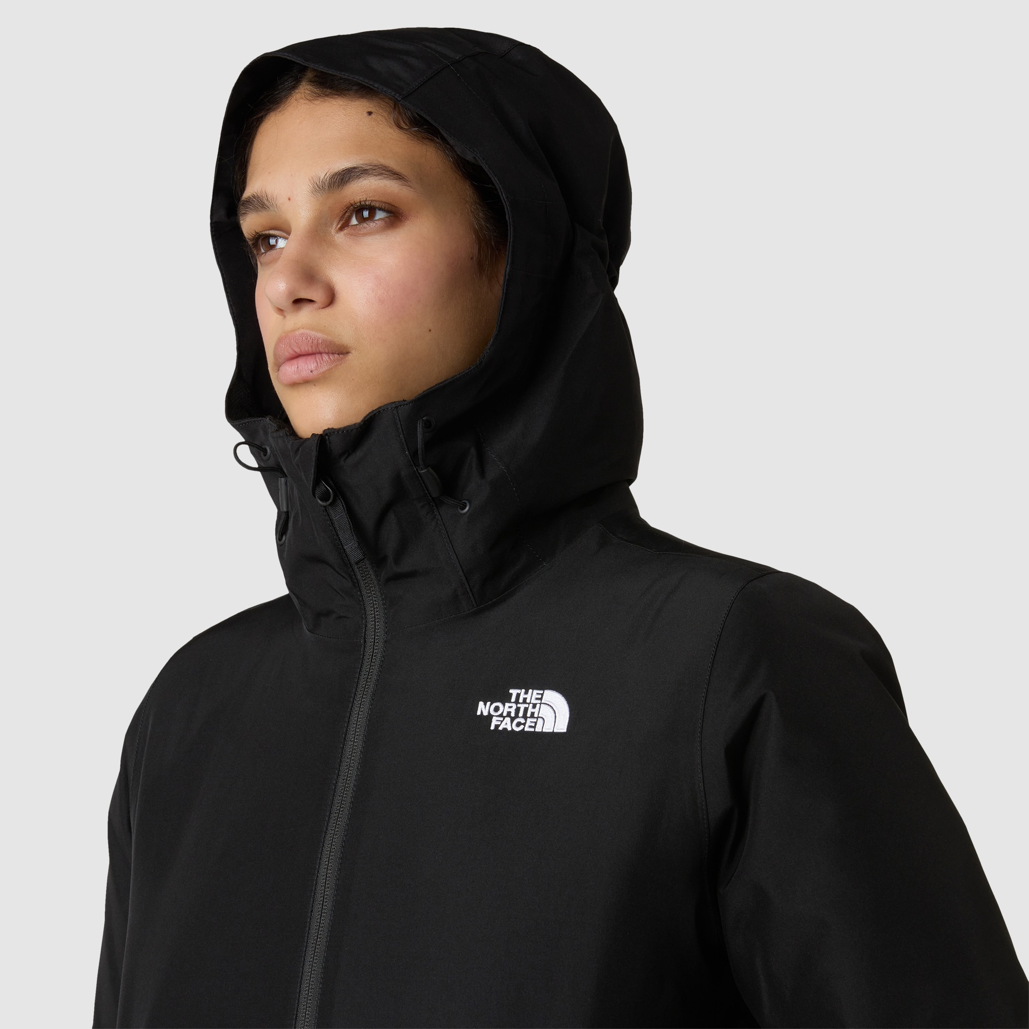 Chaqueta con capucha 3 en 1 de mujer Mono Triclimate Carto The North ...