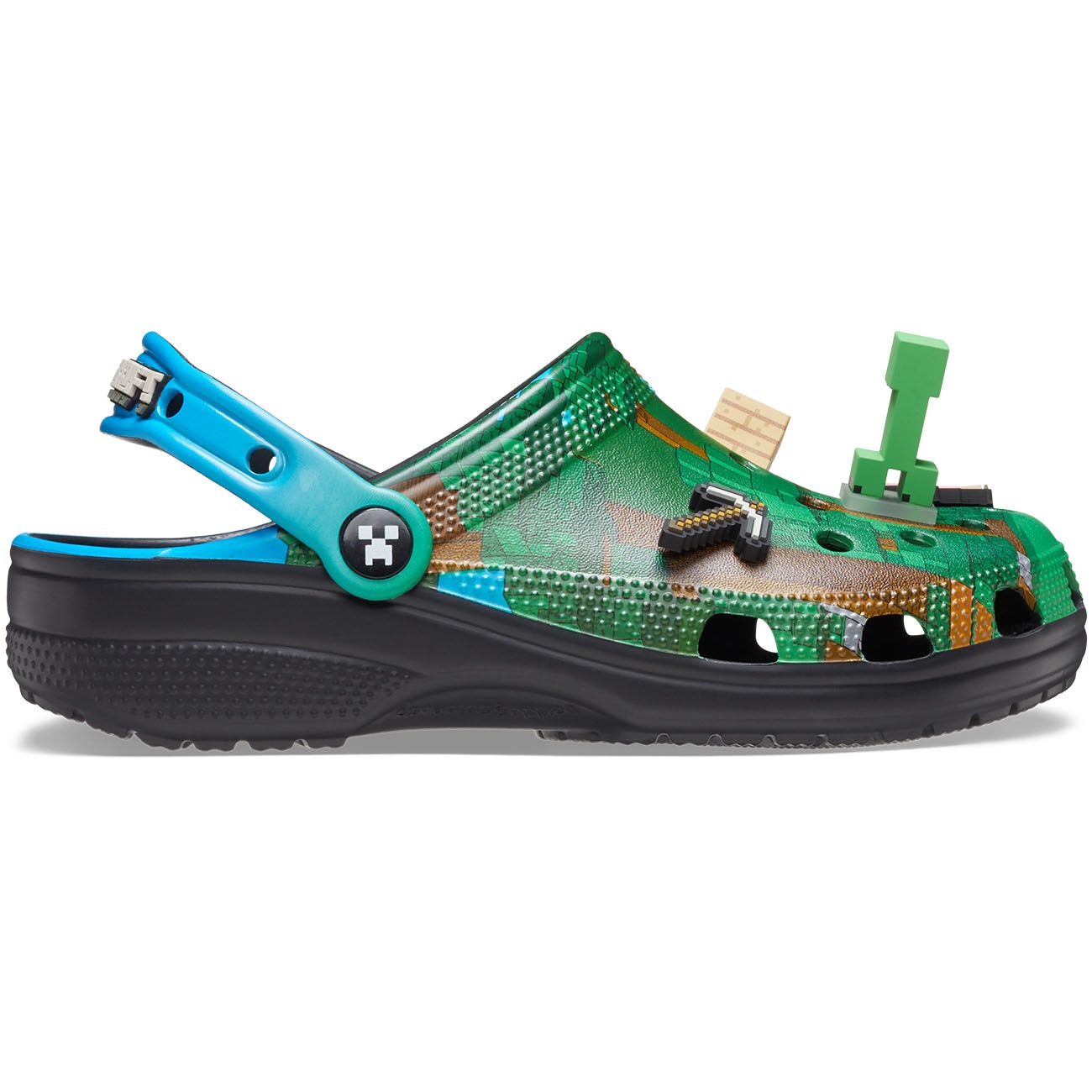 Zuecos unisex Minecraft Classics Clog U Crocs Multicolor · El Corte Inglés