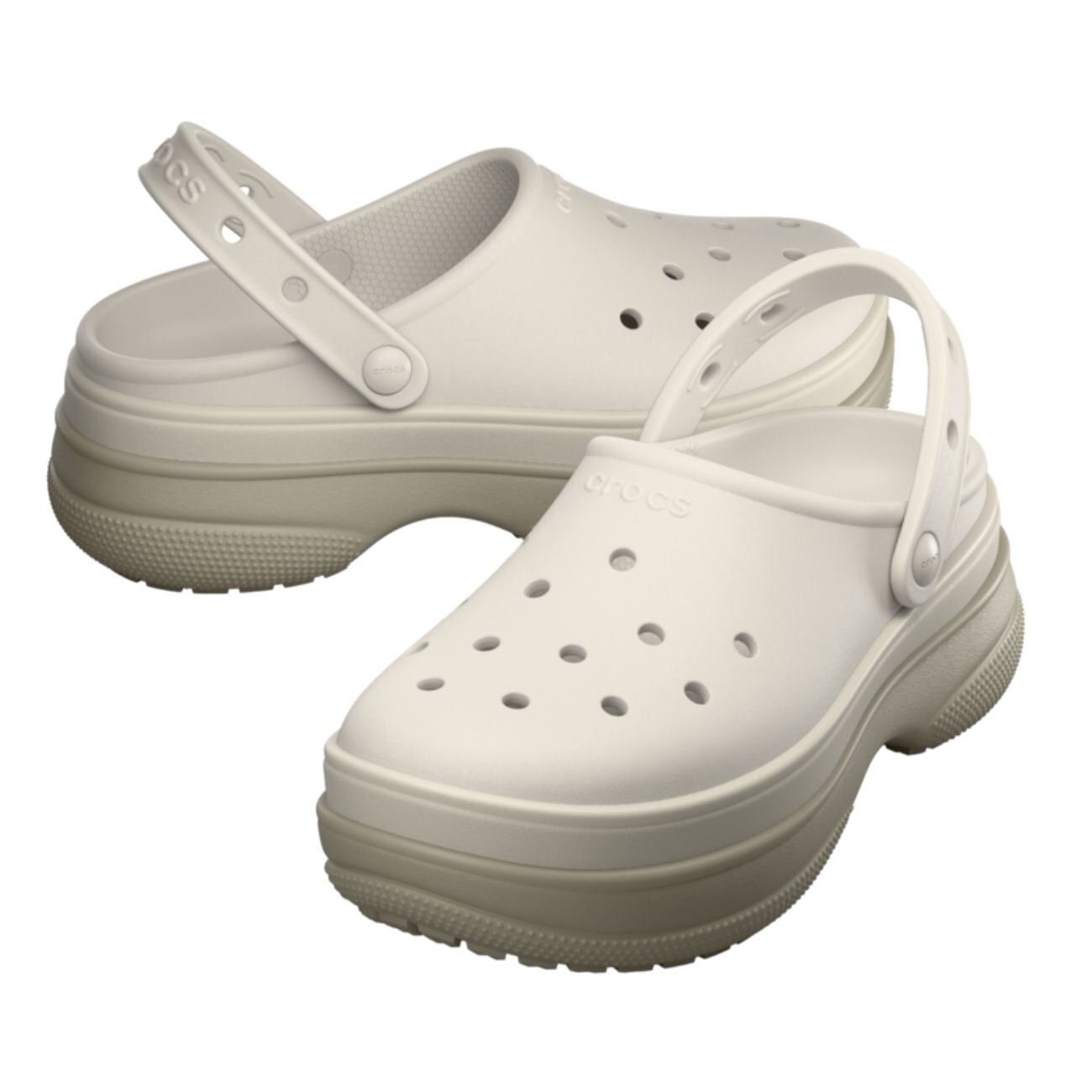 Zuecos unisex Classic Stacked Clog U Crocs Negro · El Corte Inglés