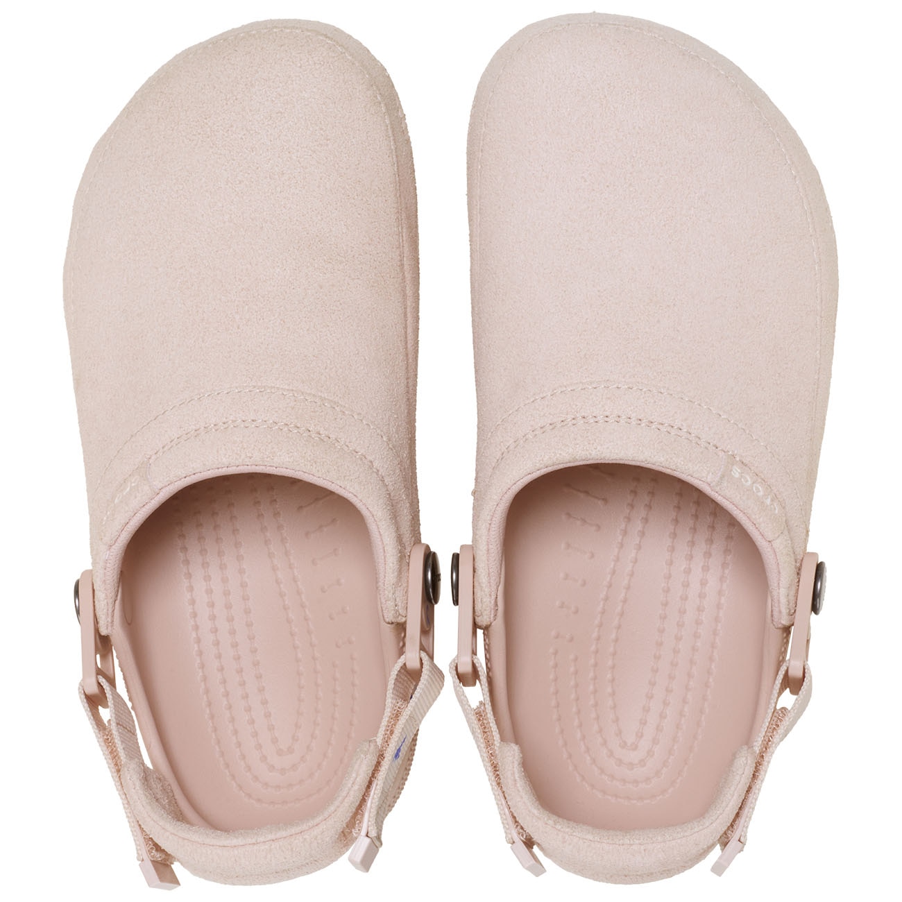 Zuecos unisex Classic Crafted Vegan Suede Clog U Crocs Rosa · El Corte ...