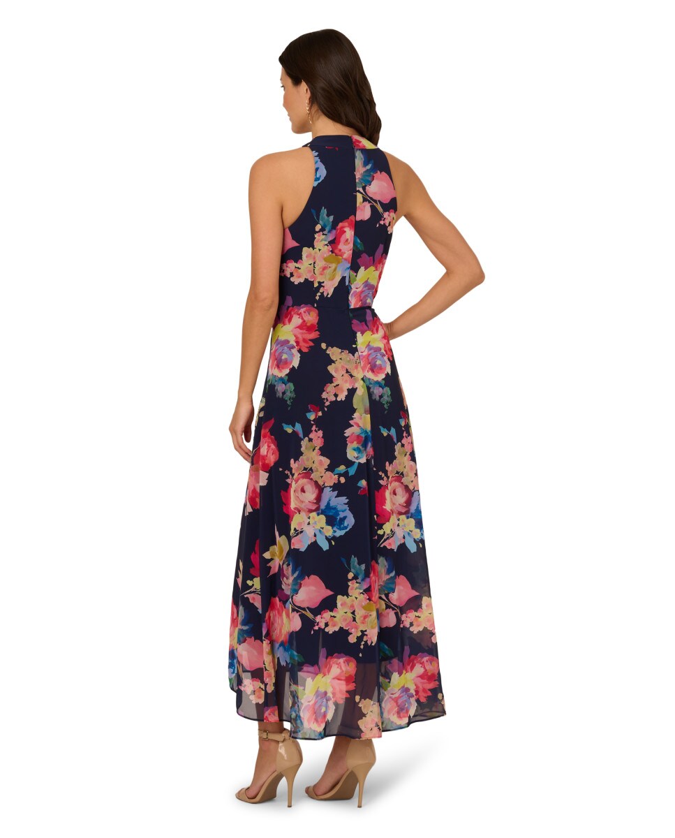 Mono de mujer floral con escote en pico · Adrianna Papell · El Corte Inglés