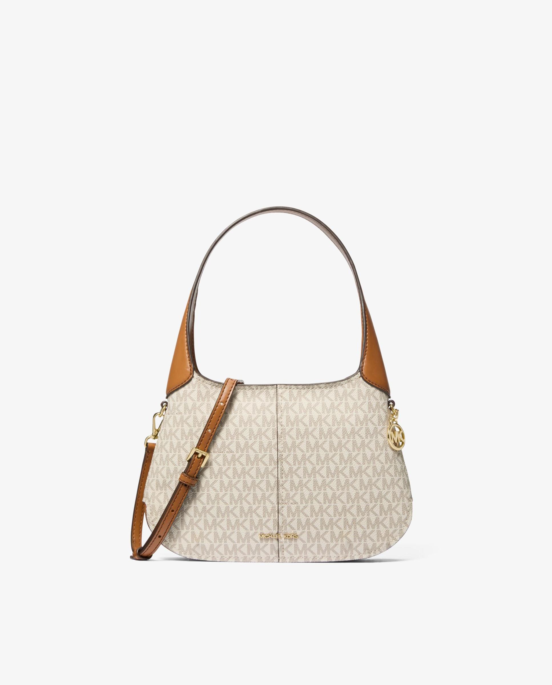 Bandolera alice pequeña con logotipo Crema Michael Michael Kors · El ...