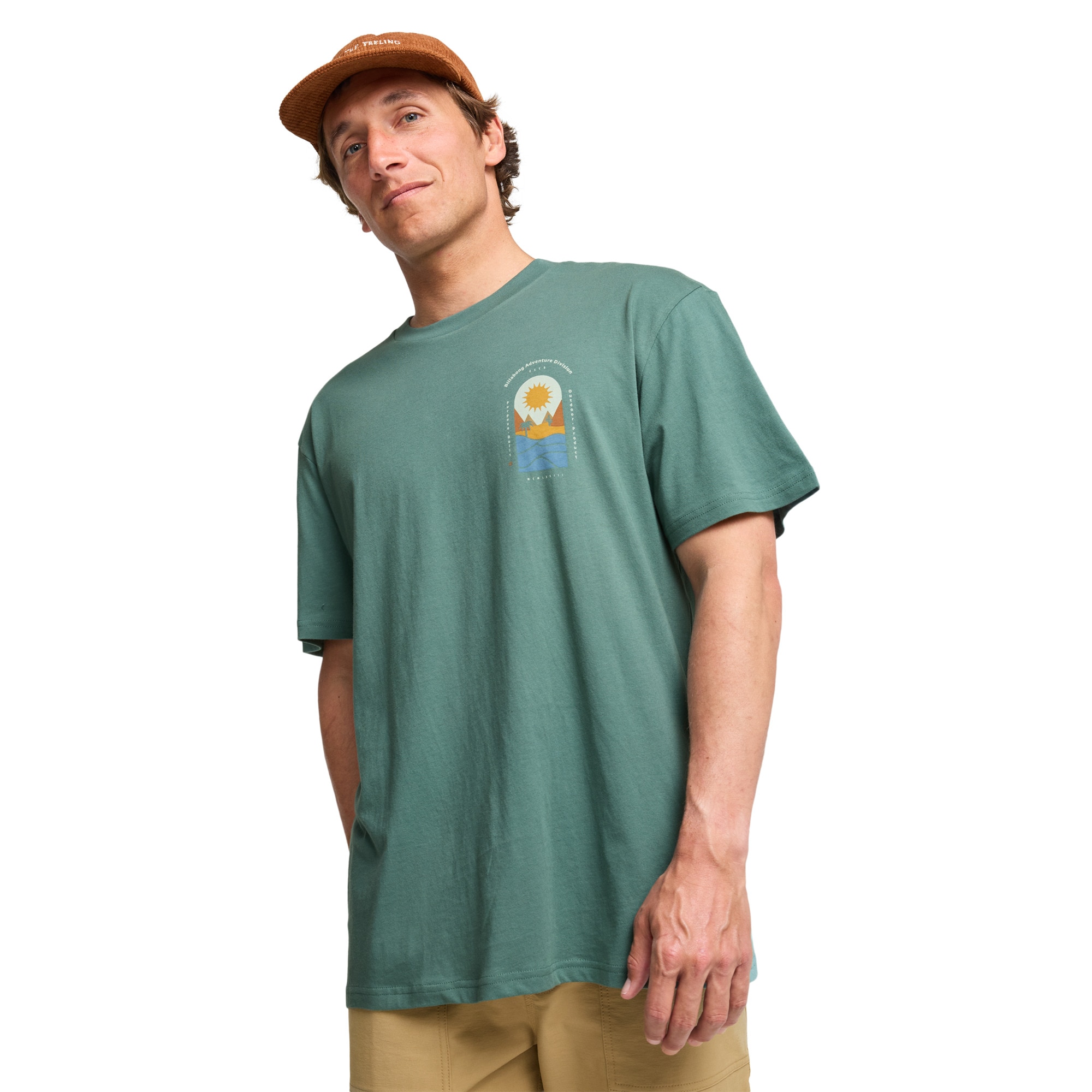 Camiseta para hombre Sun Down Premium Billabong Verde · El Corte Inglés