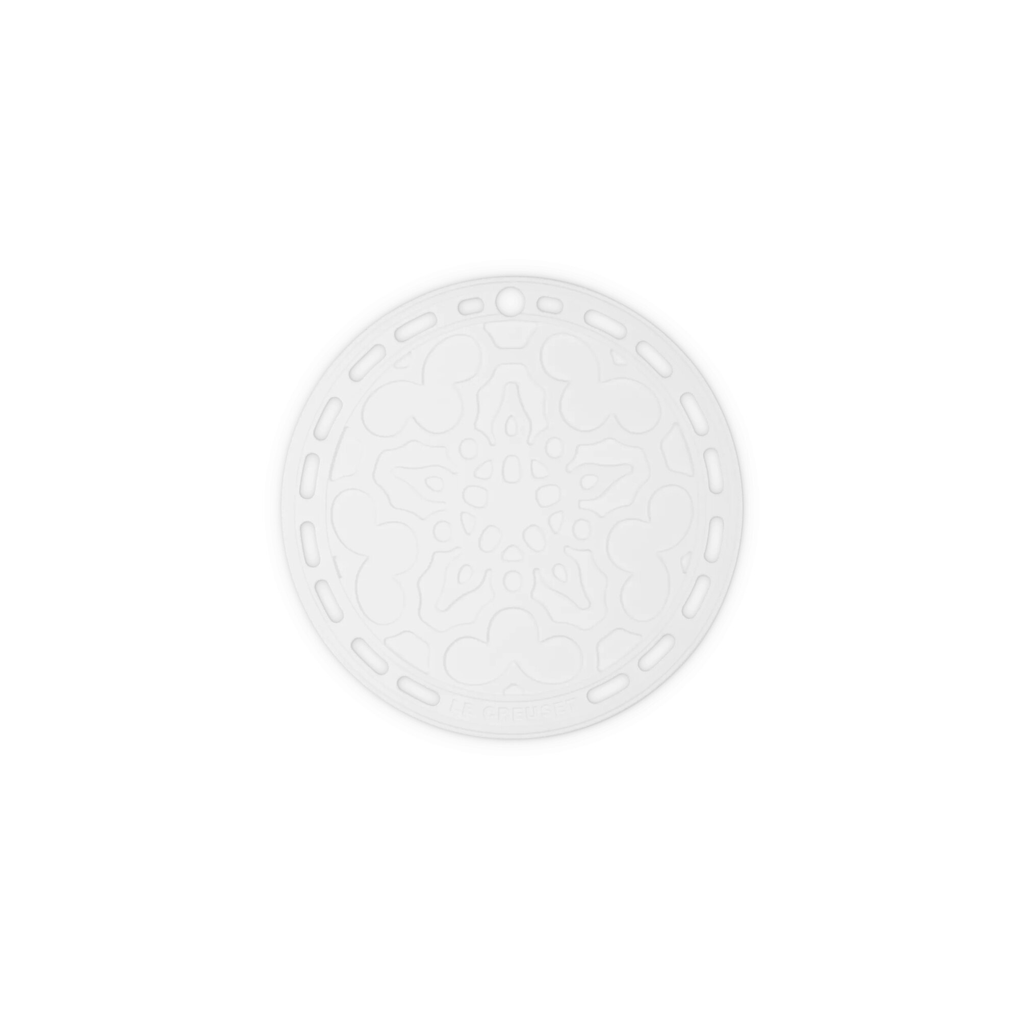 Salvamanteles redondo French Le Creuset Blanco · El Corte Inglés