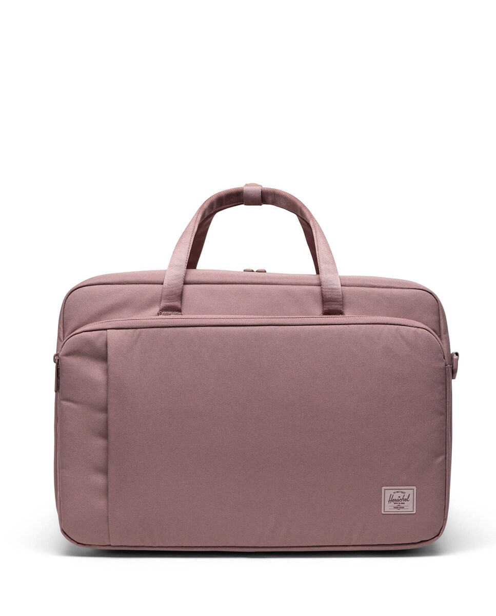 Maletín hombre ecológico de 30 l en tejido rosa con cremallera ...