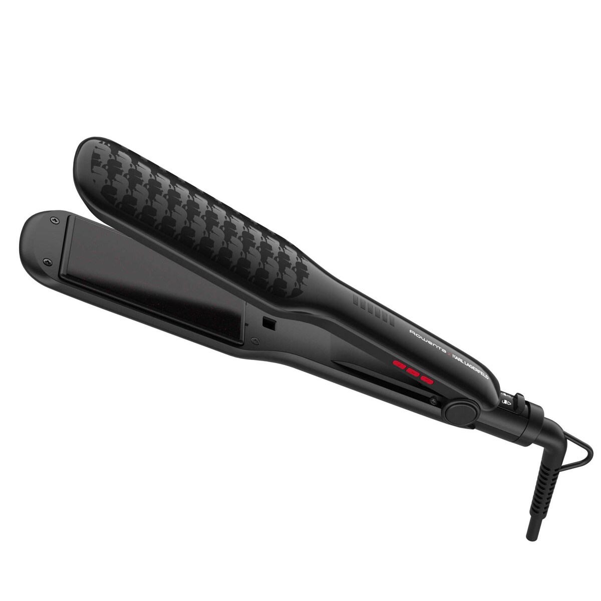 Plancha de pelo Rowenta x Karl Lagerfeld SF411 Extra Liss, placas extra ...