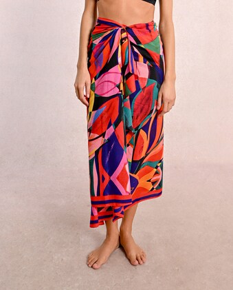 Pareo de mujer largo con estampado · Molly Bracken · El Corte Inglés