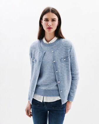 Cárdigan de mujer en lana con cierre de botones · Caroll · El Corte Inglés