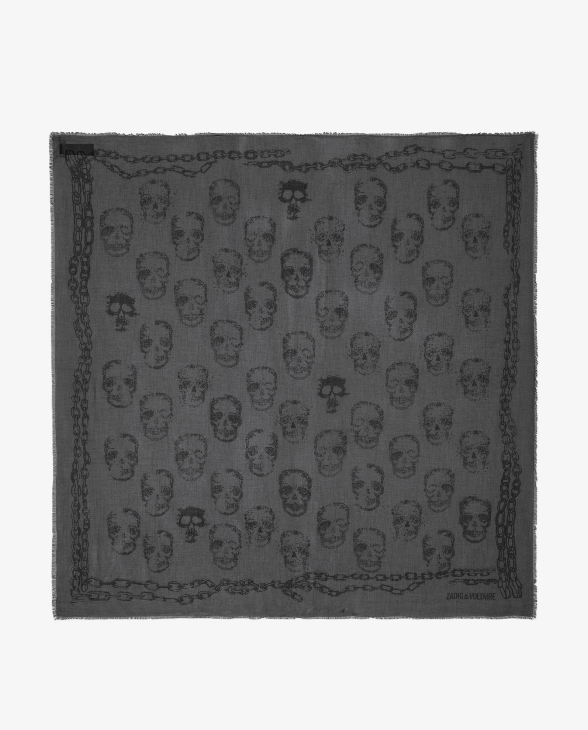 Pañuelo de mujer skull de modal Rosa Zadig & Voltaire · El Corte Inglés