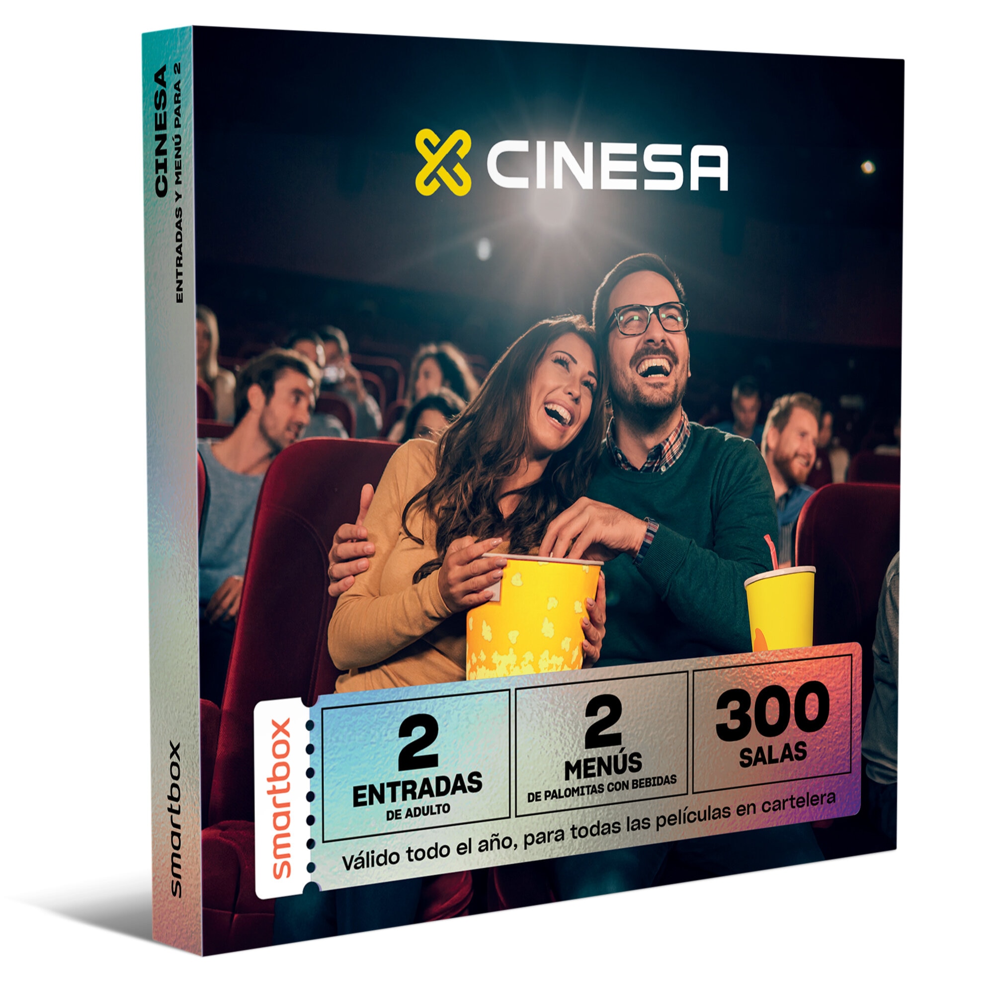 Smartbox 2 entradas de cine con menú y bebidas para 2 personas ...