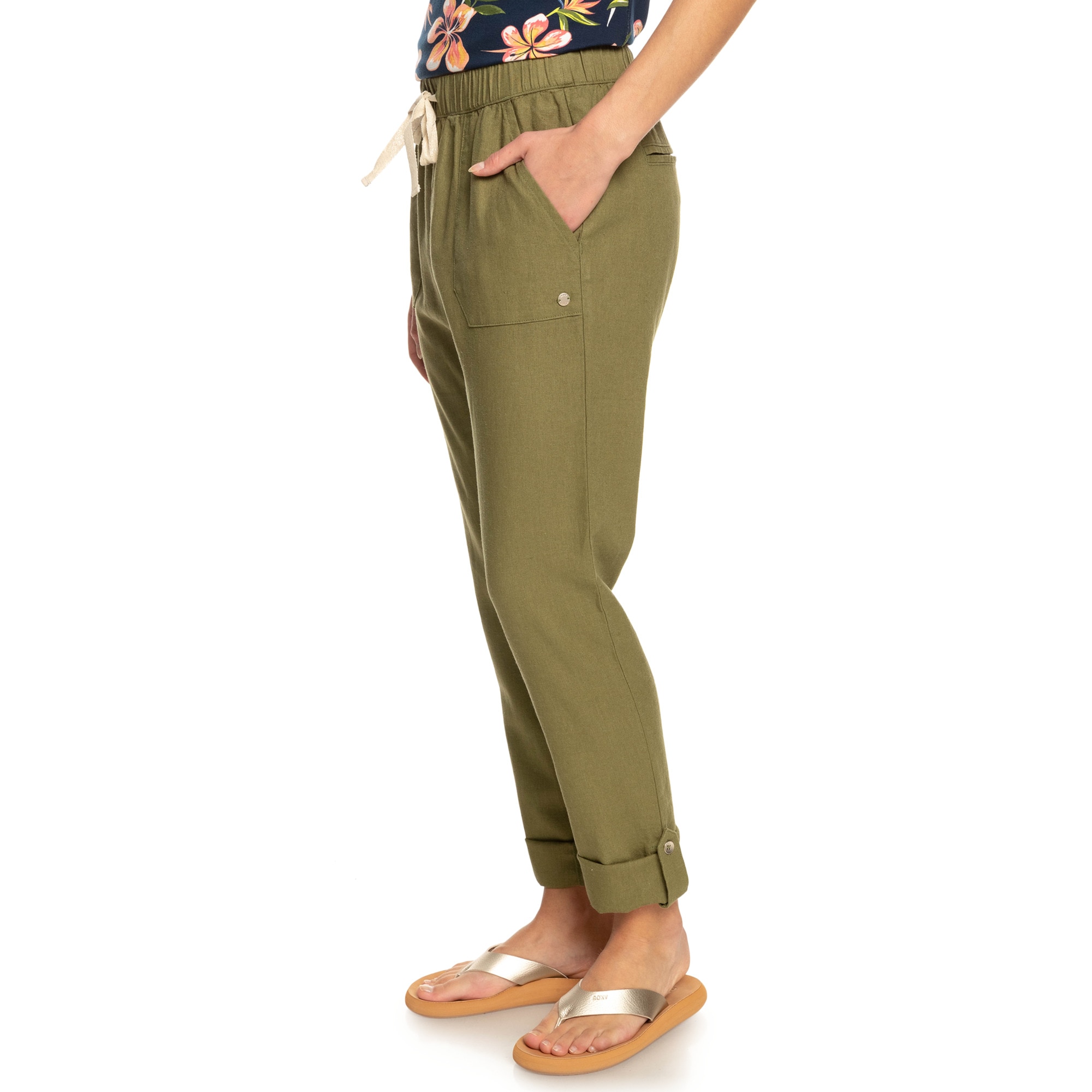 Pantalón de mujer On The Seashore Roxy Verde · El Corte Inglés