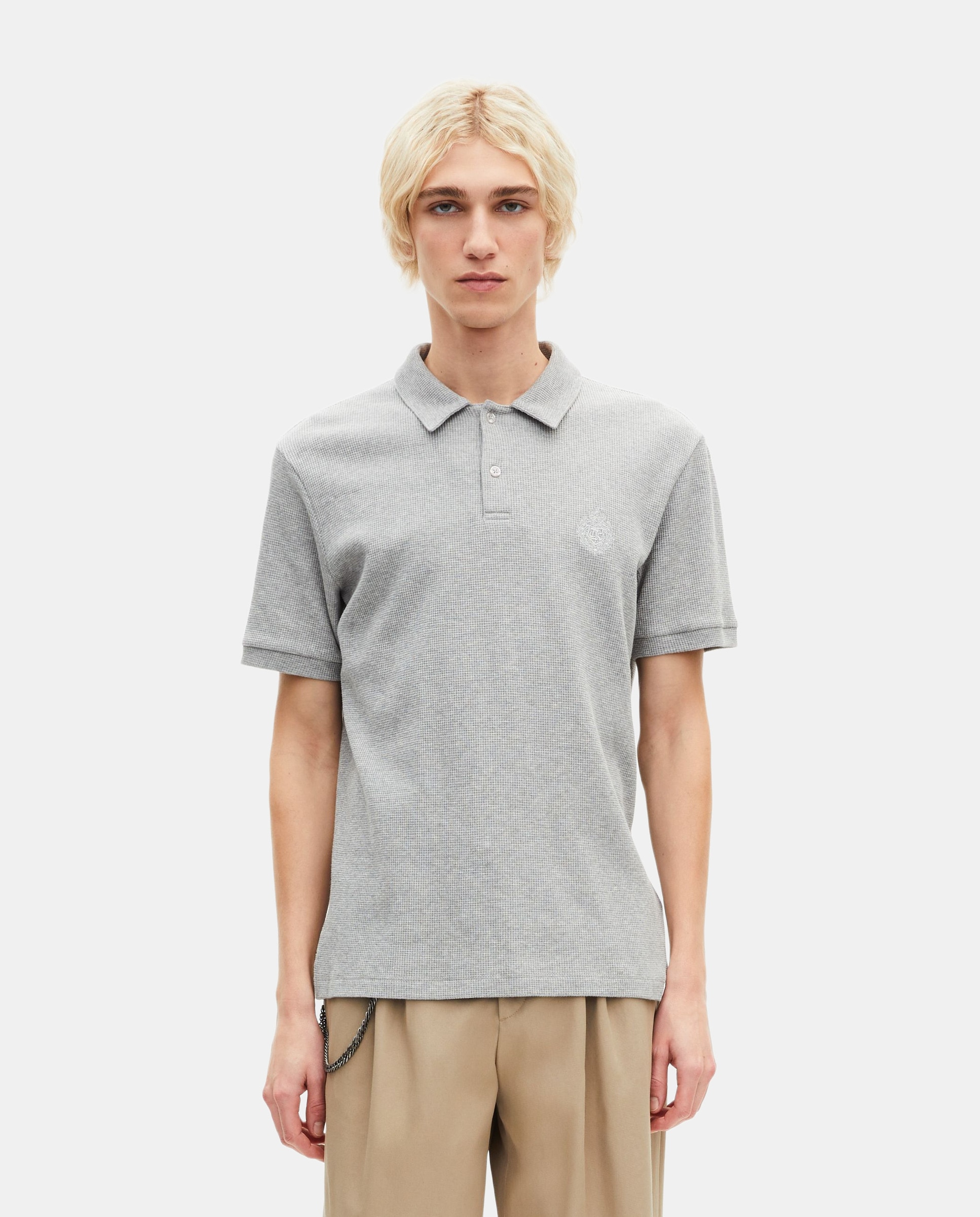Polo nido de abeja con escudo de armas Gris The Kooples · El Corte Inglés