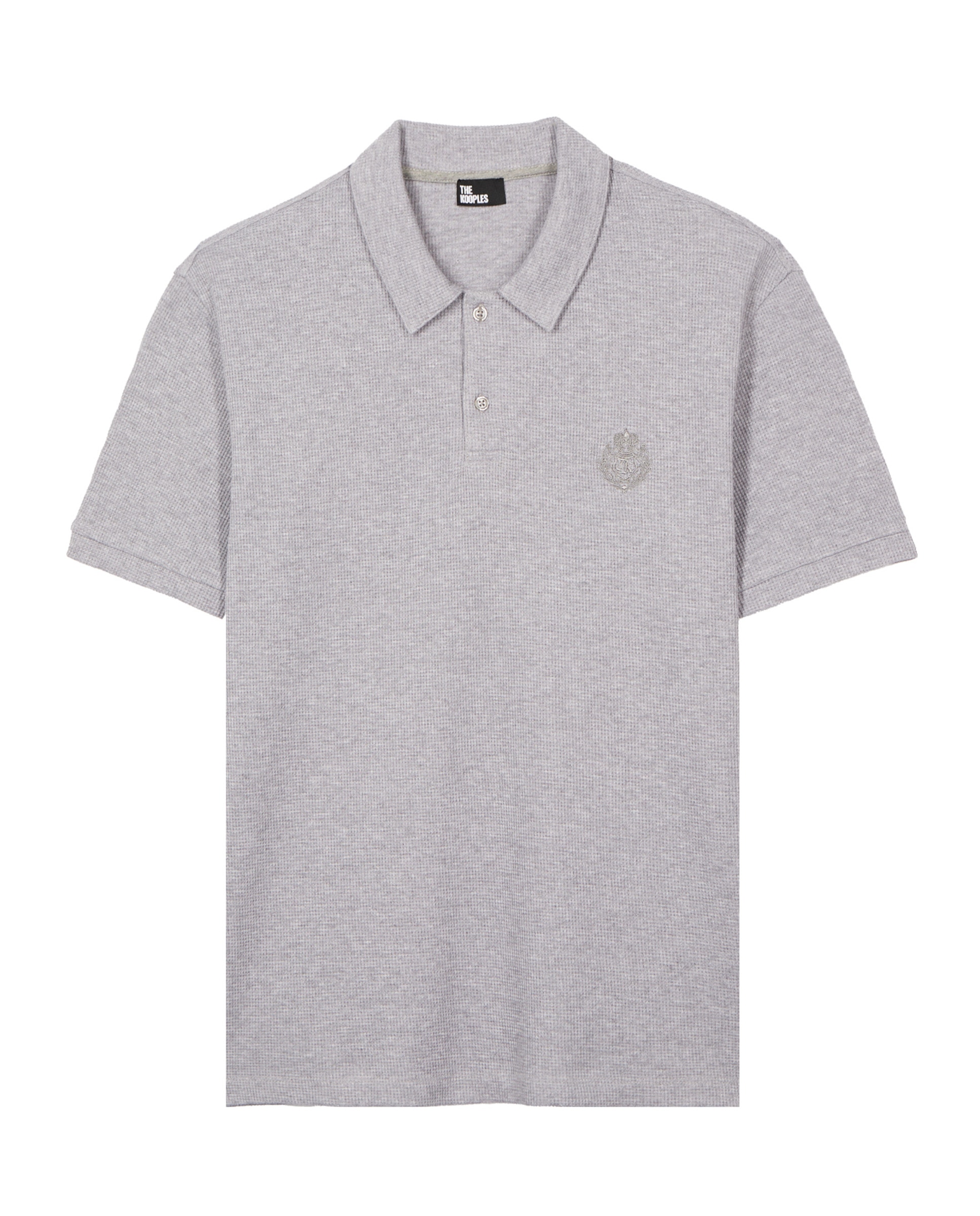Polo nido de abeja con escudo de armas Gris The Kooples · El Corte Inglés